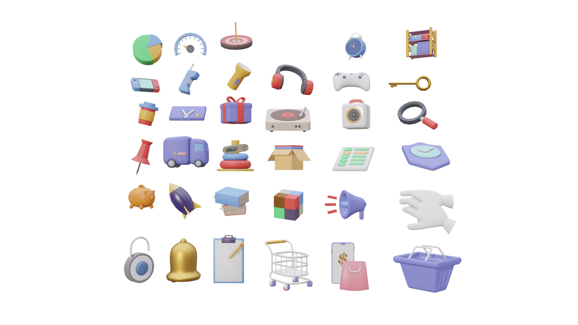 ArtStation - Low Poly Icon Pack