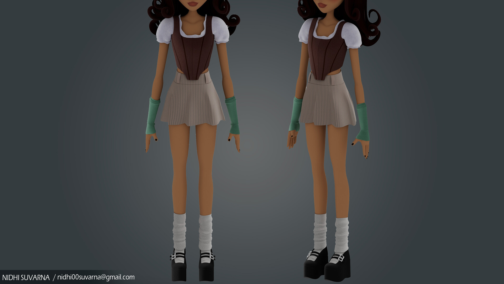 ArtStation - Fairycore / Soft Grunge Outfit