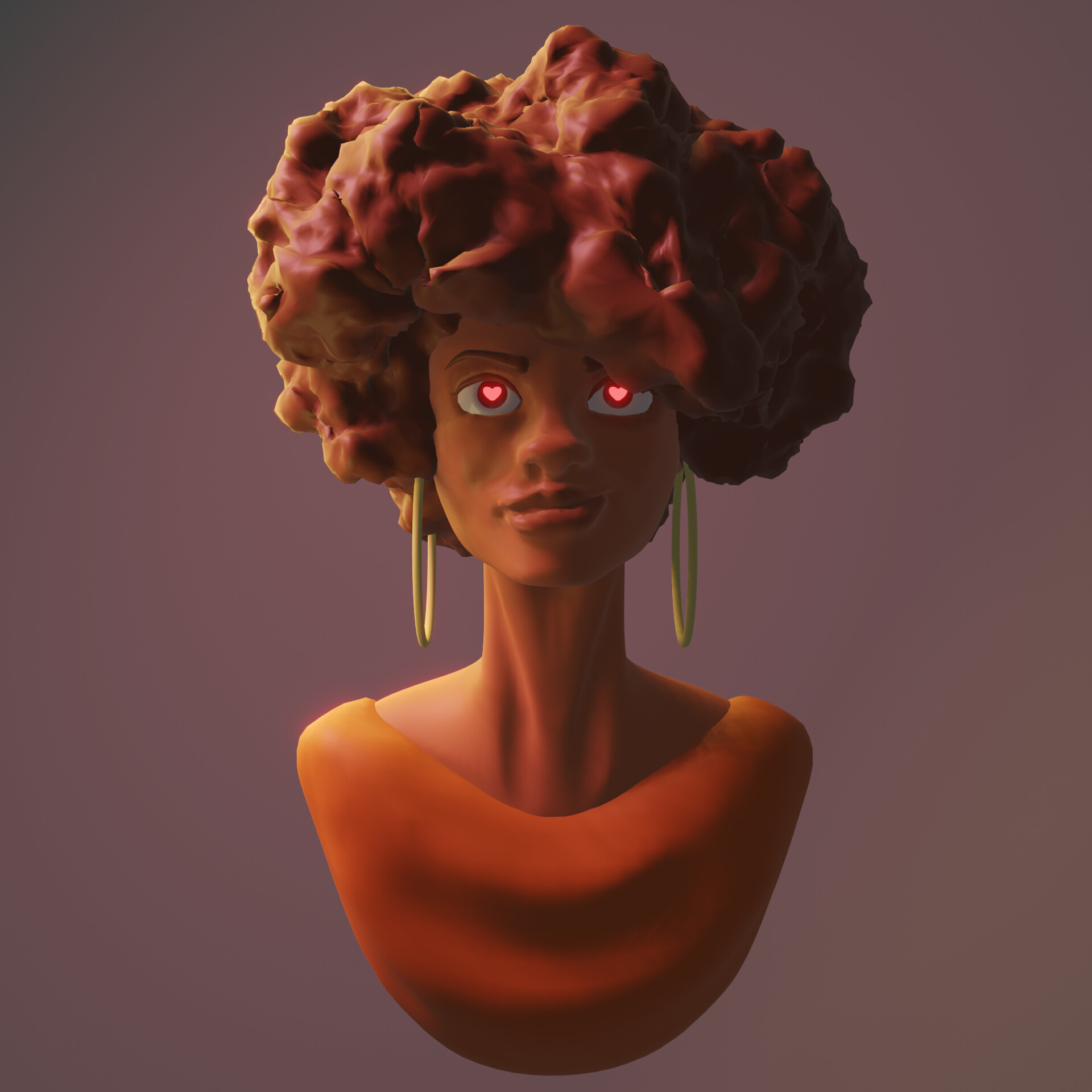 ArtStation - Afro girl 3D