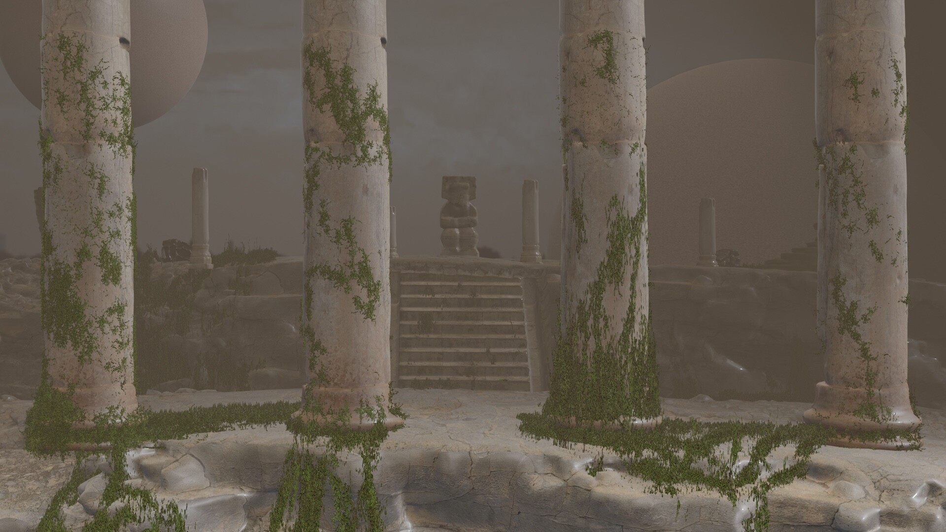 ArtStation - The Broken Temple of Almerians