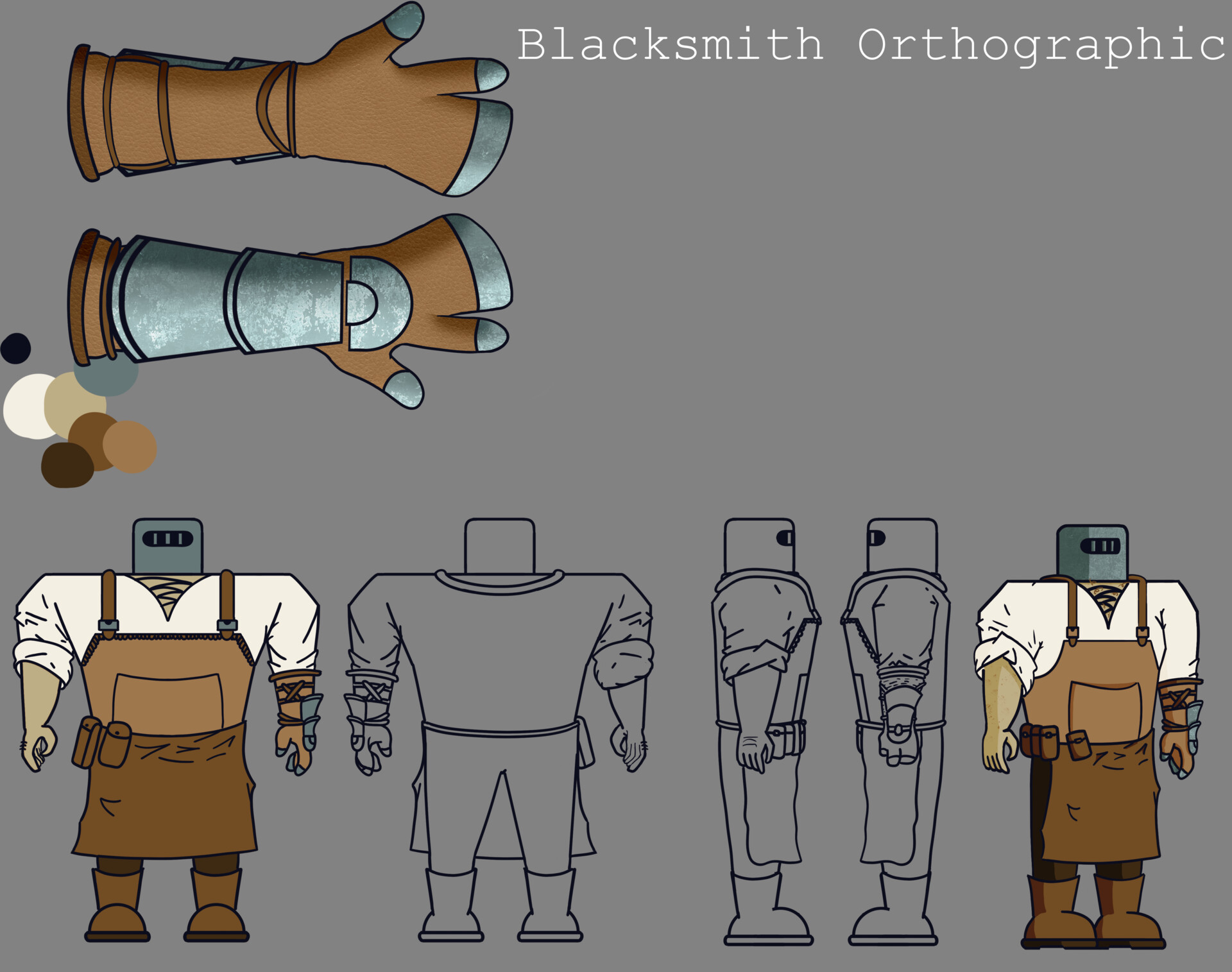 ArtStation - Blacksmith: Character Concept