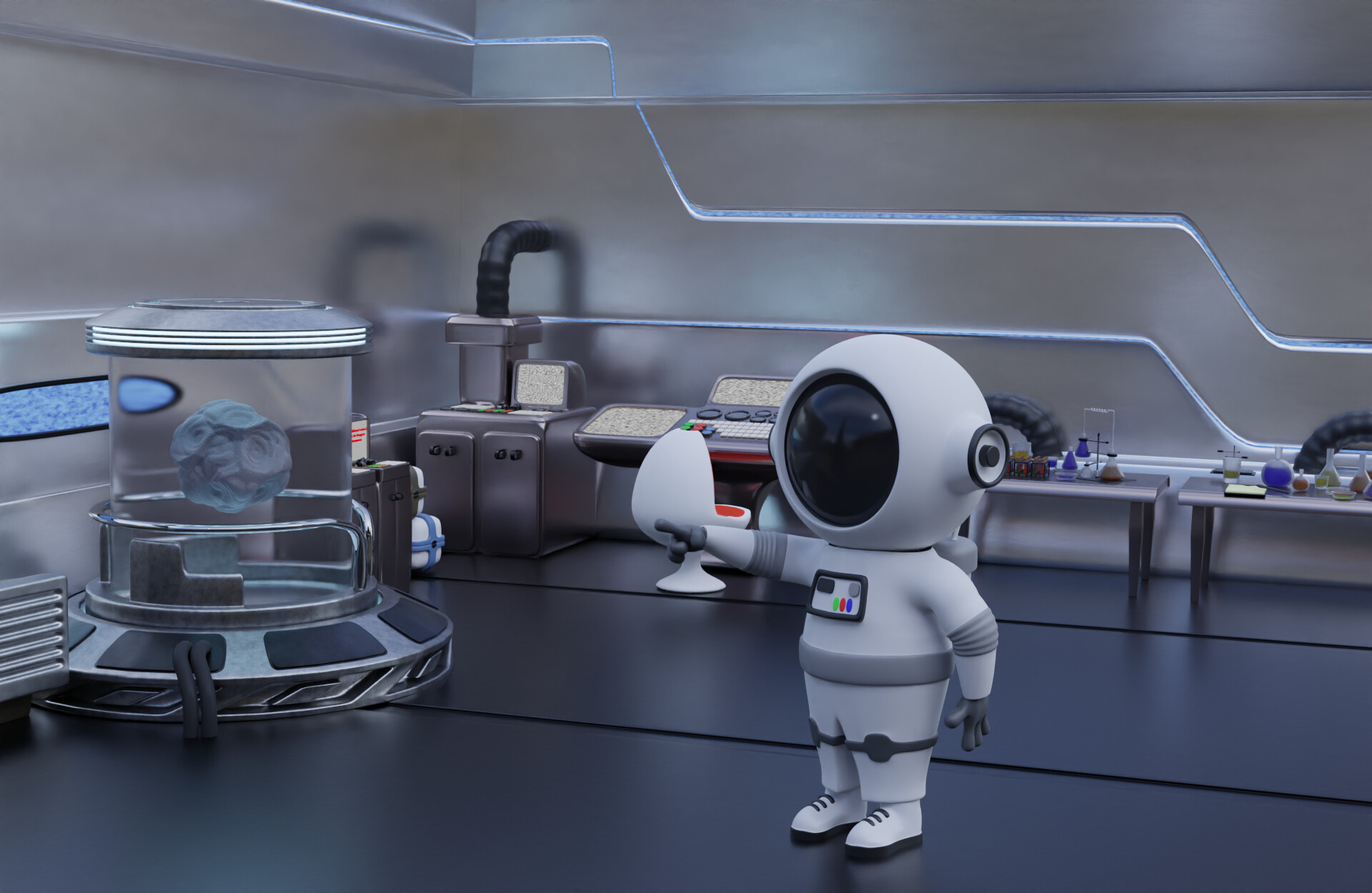 ArtStation - space laboratory