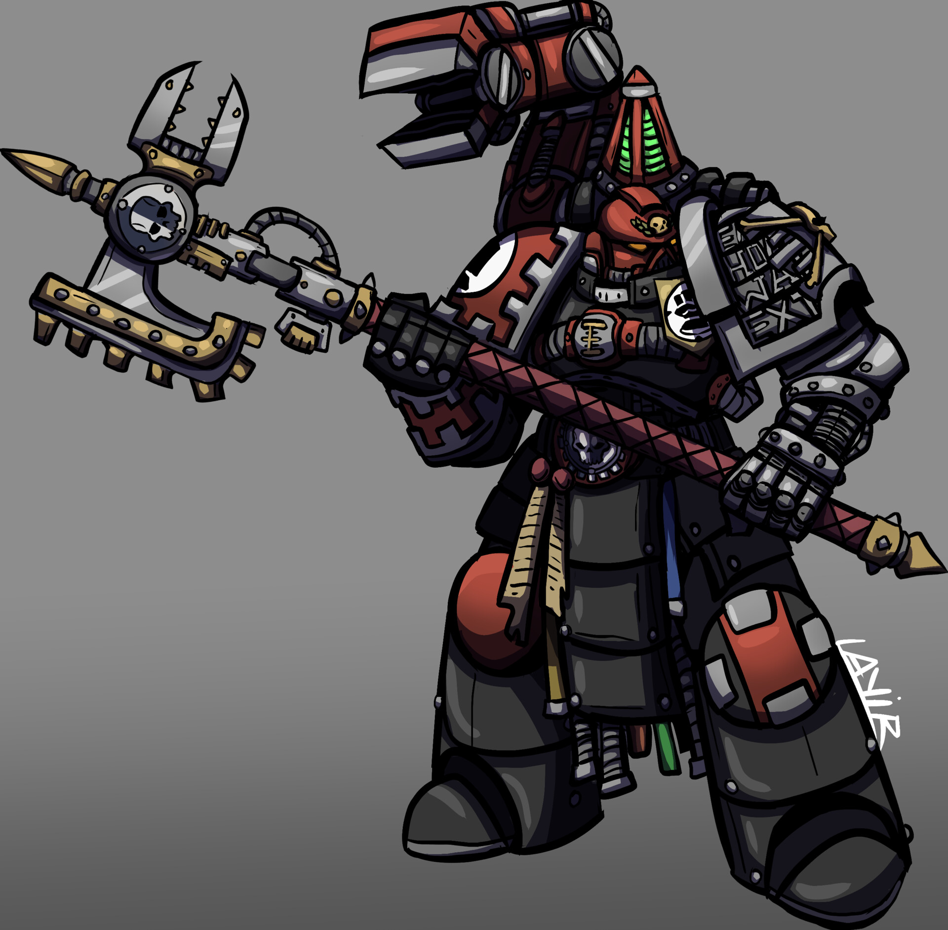 ArtStation - Totama, Deathwatch Techmarine