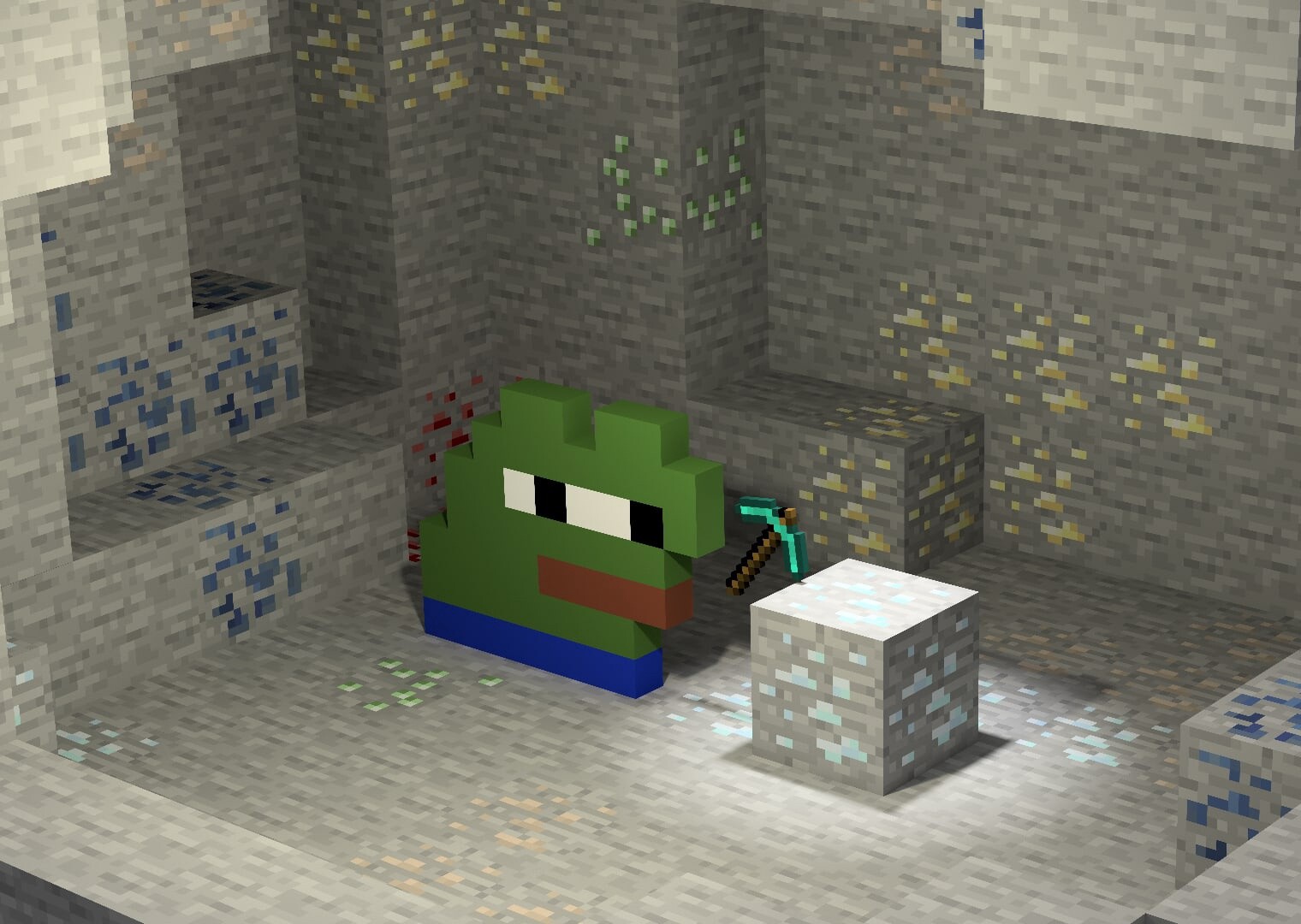 Patrick Sticks - Pepe in Minecraft