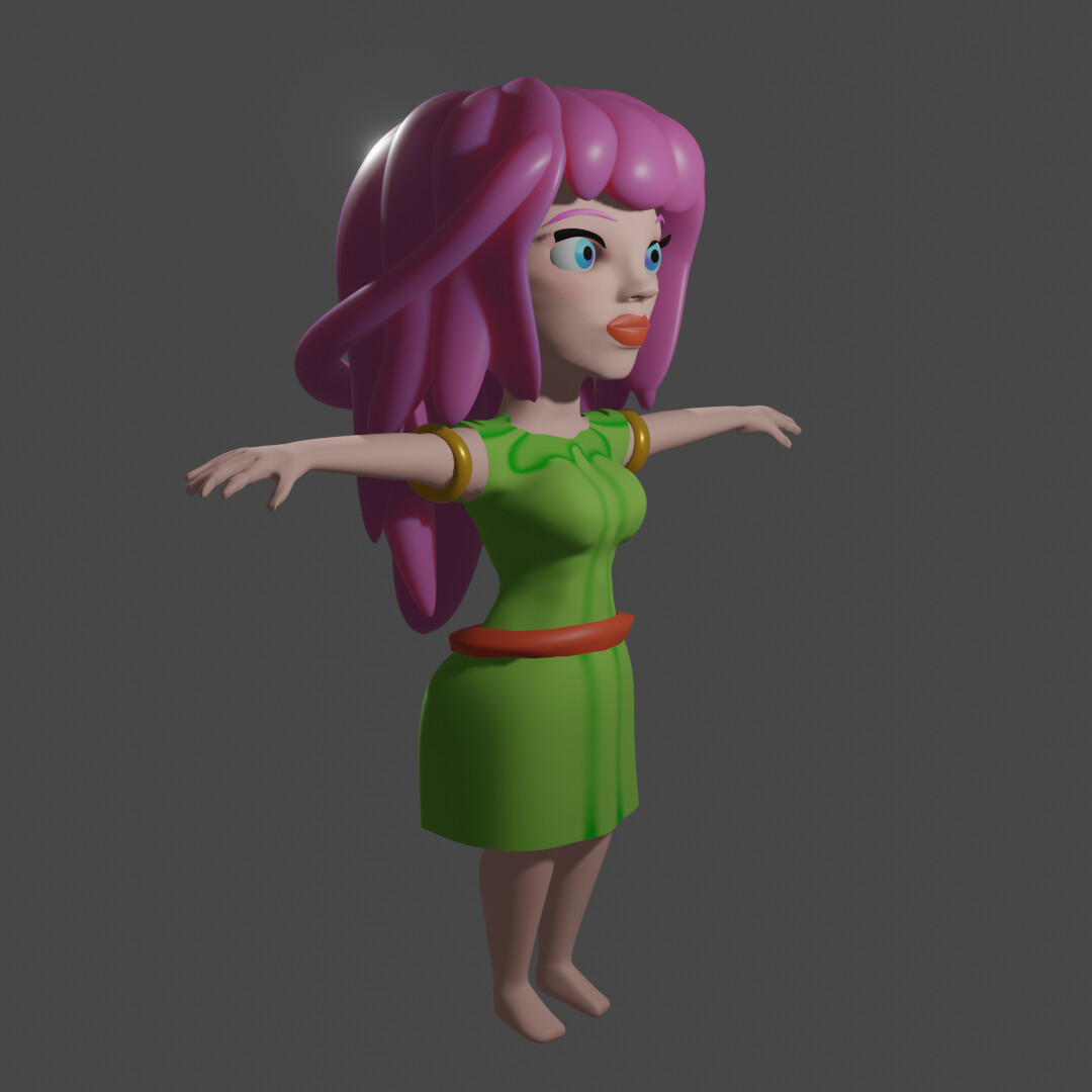 ArtStation - Clash Of Clans Archer 3D