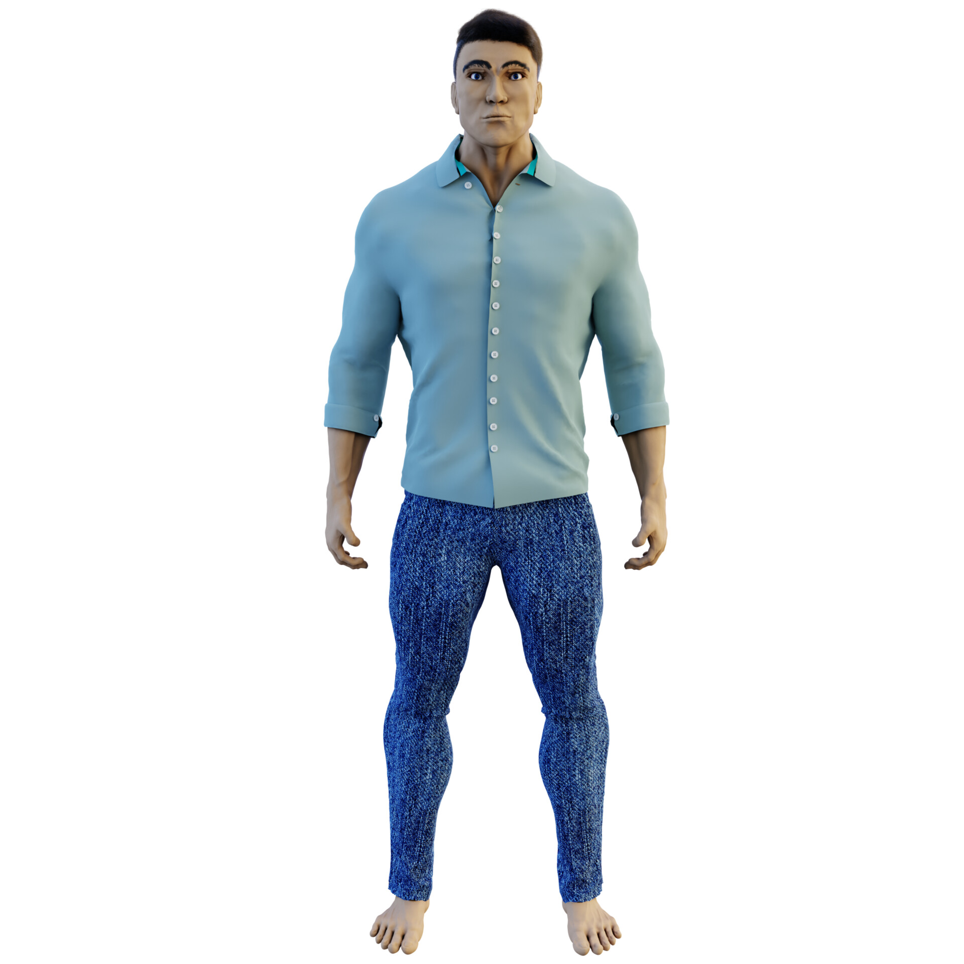 ArtStation - Male 3D Model
