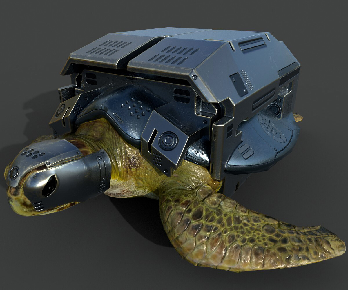 ArtStation - Sci-Fi Sea Turtle