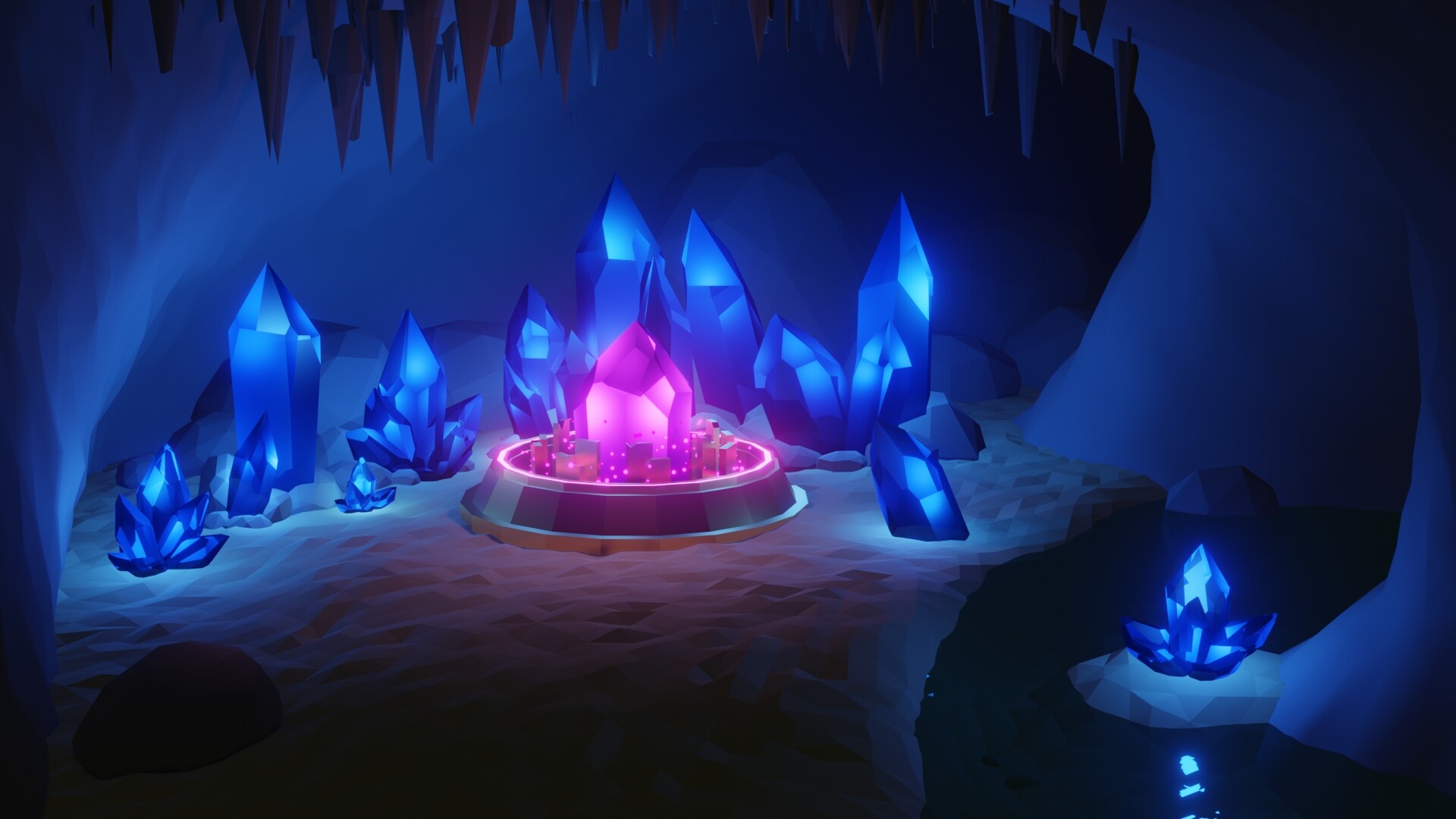 ArtStation - Crystal cave