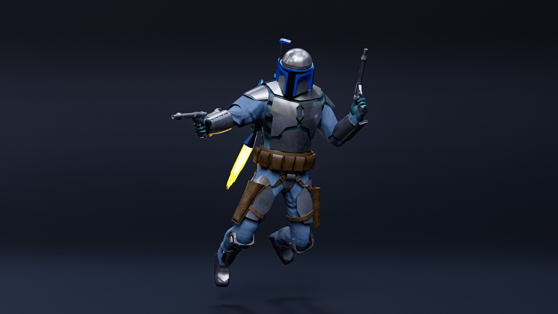 ArtStation - Jango Fett Flying
