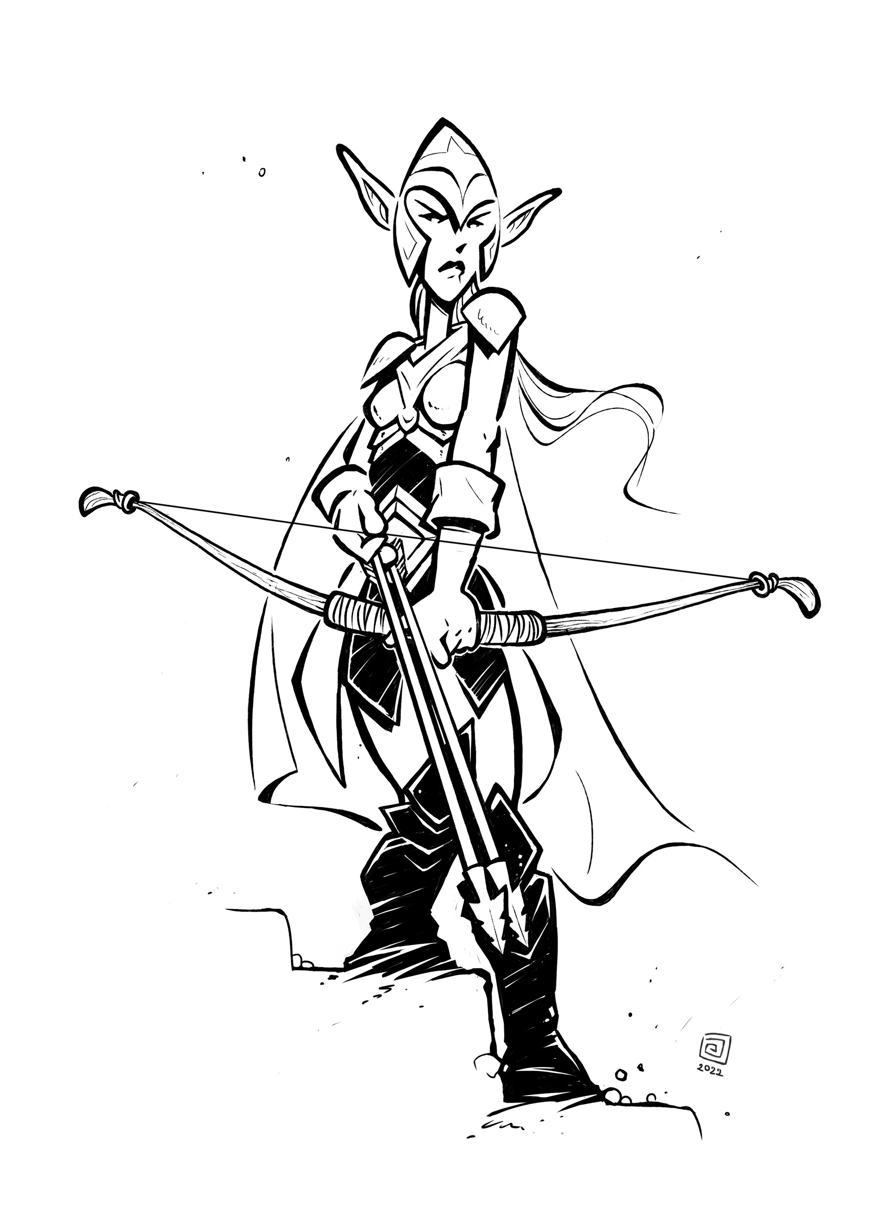 ArtStation - Elf Guardian