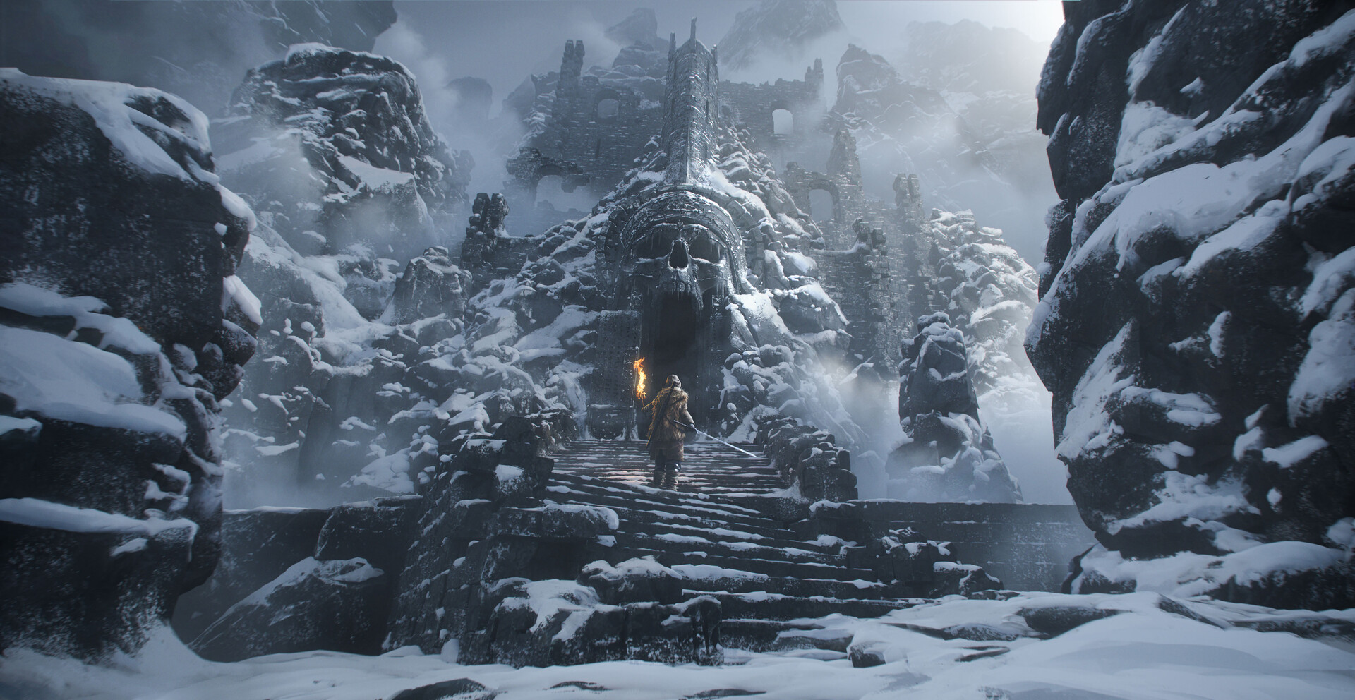 ArtStation - skull mountain