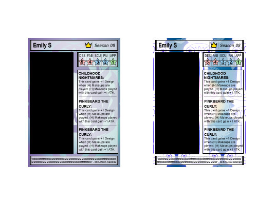 Joey Flaig - "Face Off Face Off" TCG - Contestant Card Template (2015)