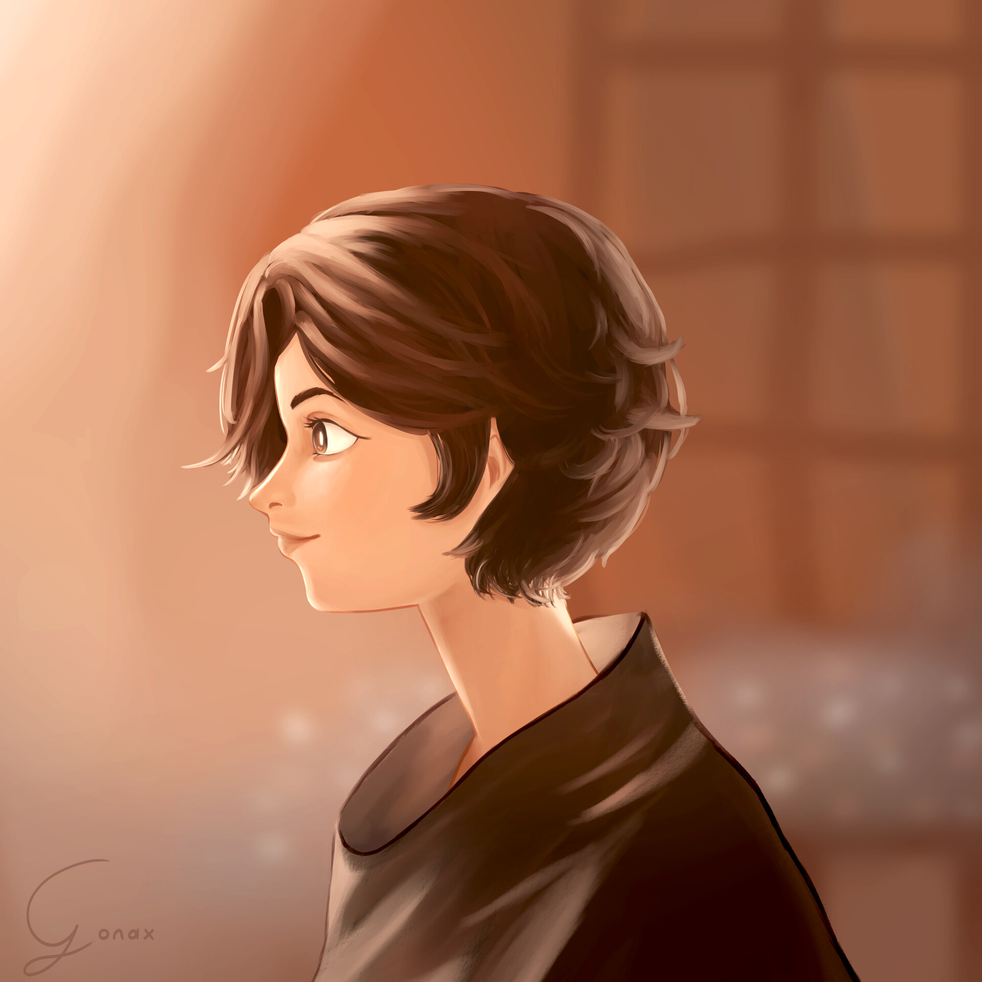 ArtStation - Profile view drawing