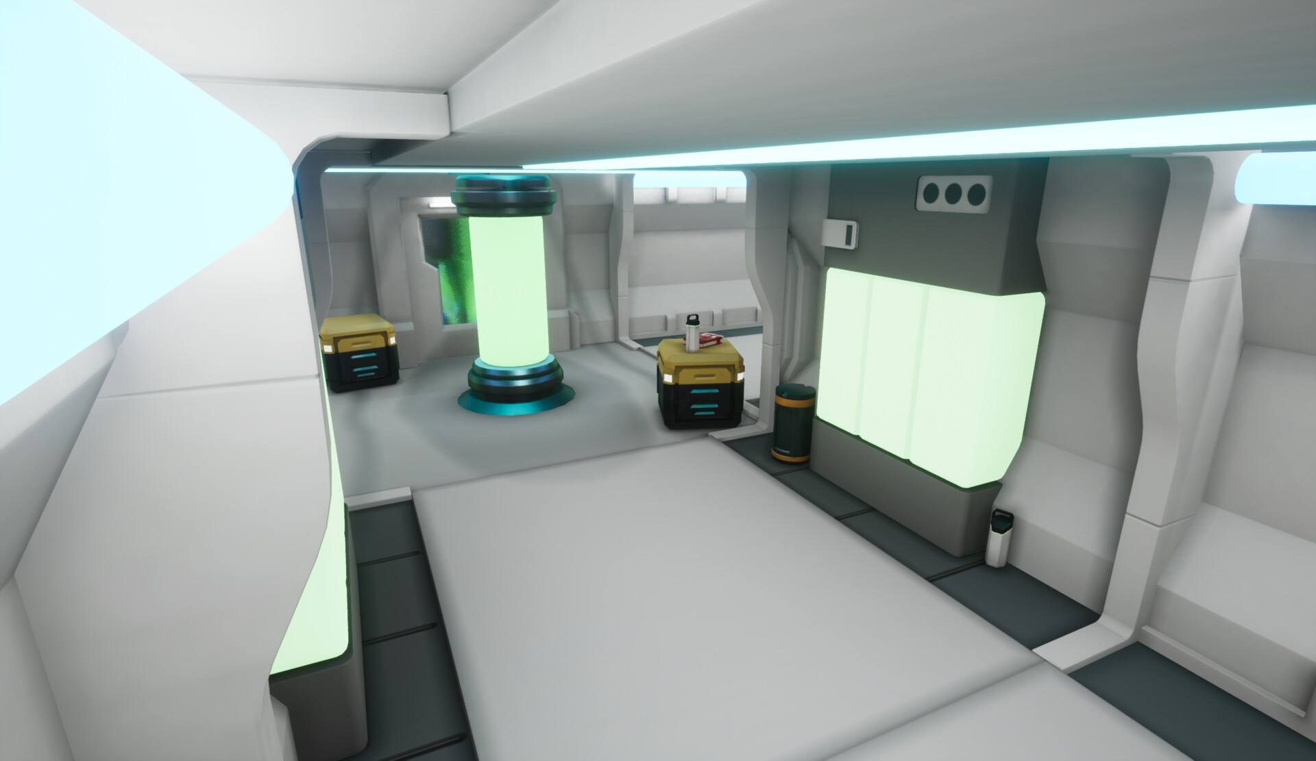 ArtStation - Space Lab Hall