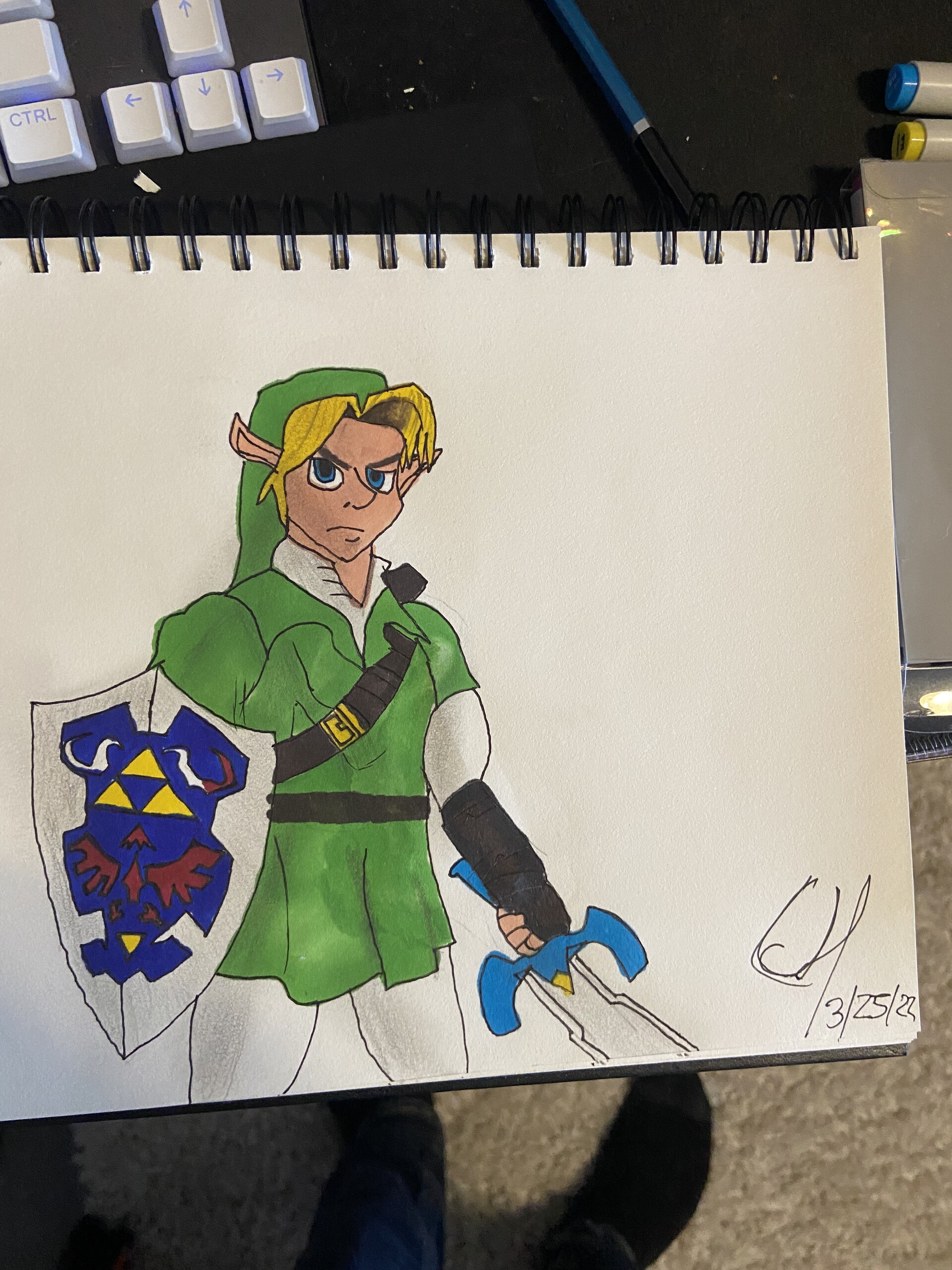 ArtStation - Link from The Legend of Zelda