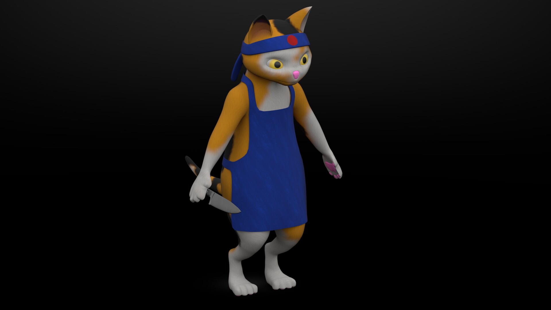 ArtStation - Z the Sushi Chef Calico Palico