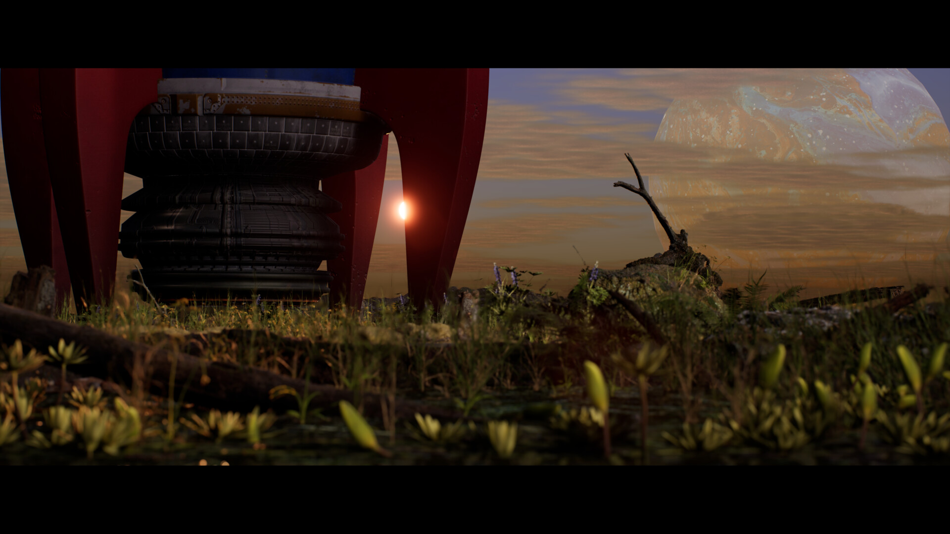 ArtStation - Spacship in the Unknown