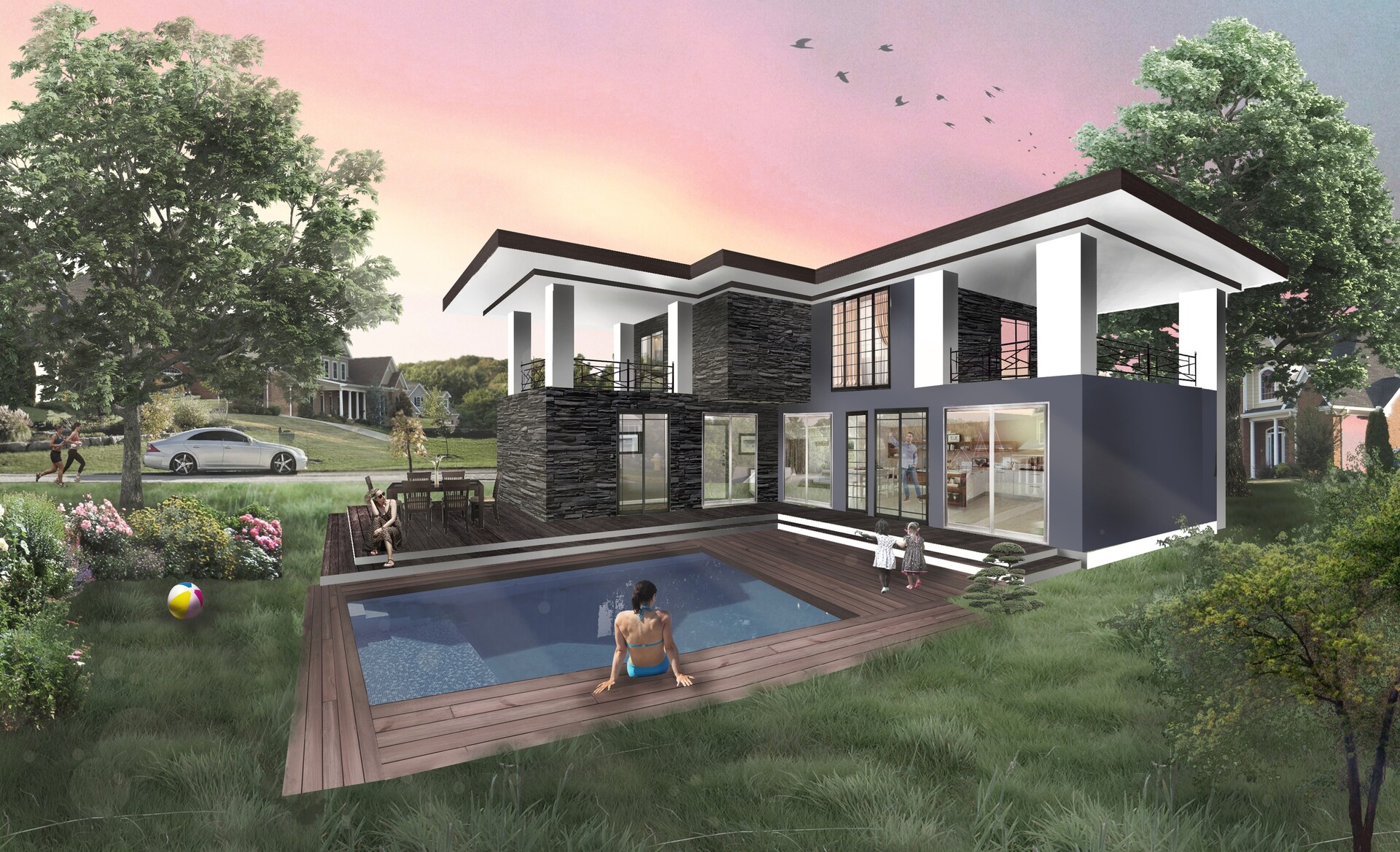 ArtStation - The project of residential building