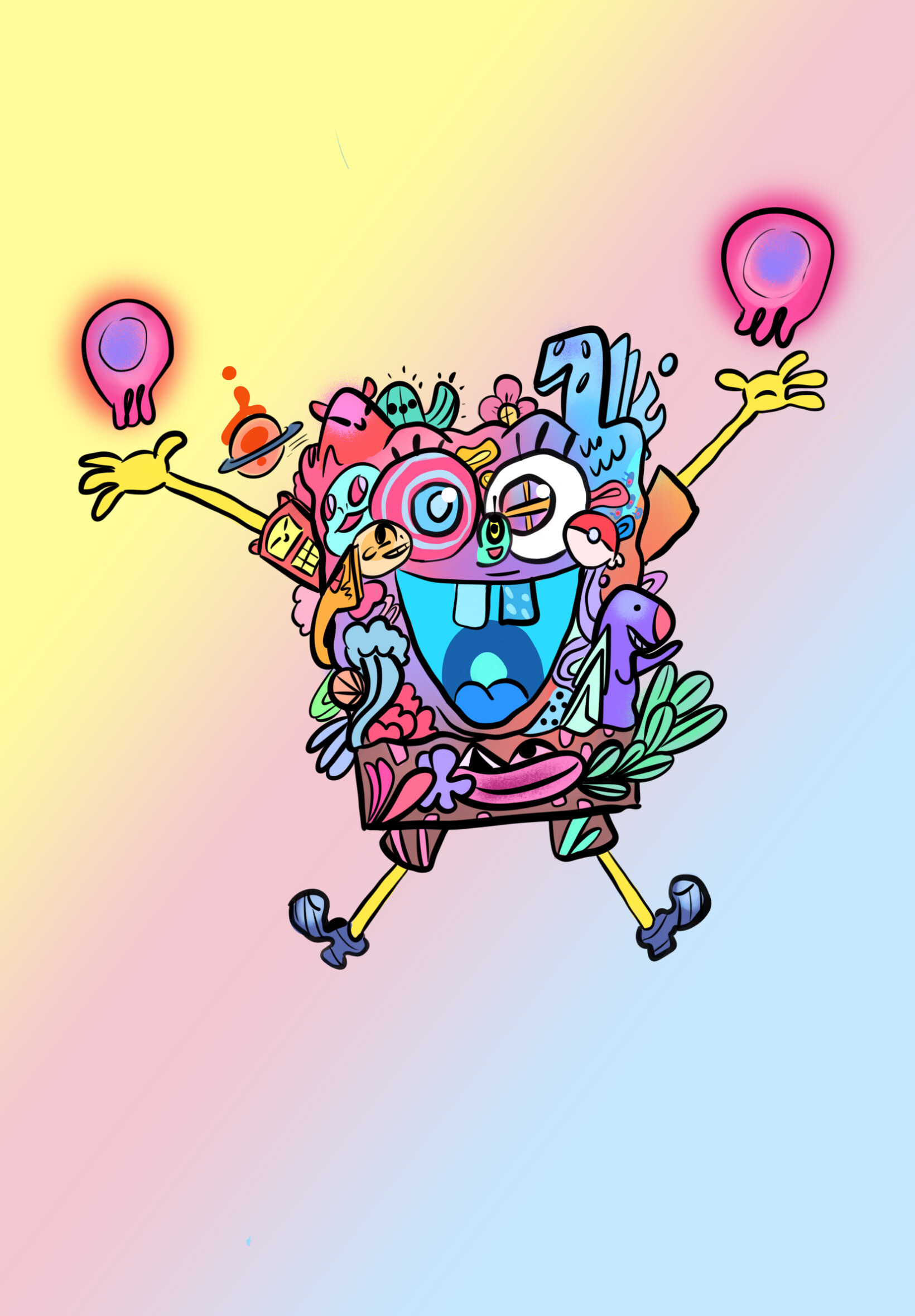 ArtStation - Spongebob Doodle