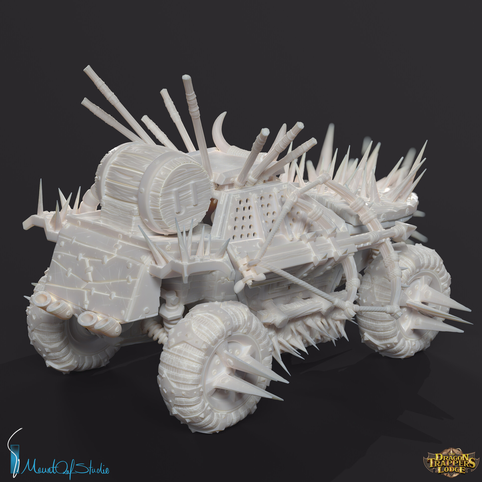 Mount Qaf Studios - Rust Wagons - C (The Lodge of the Wasted)