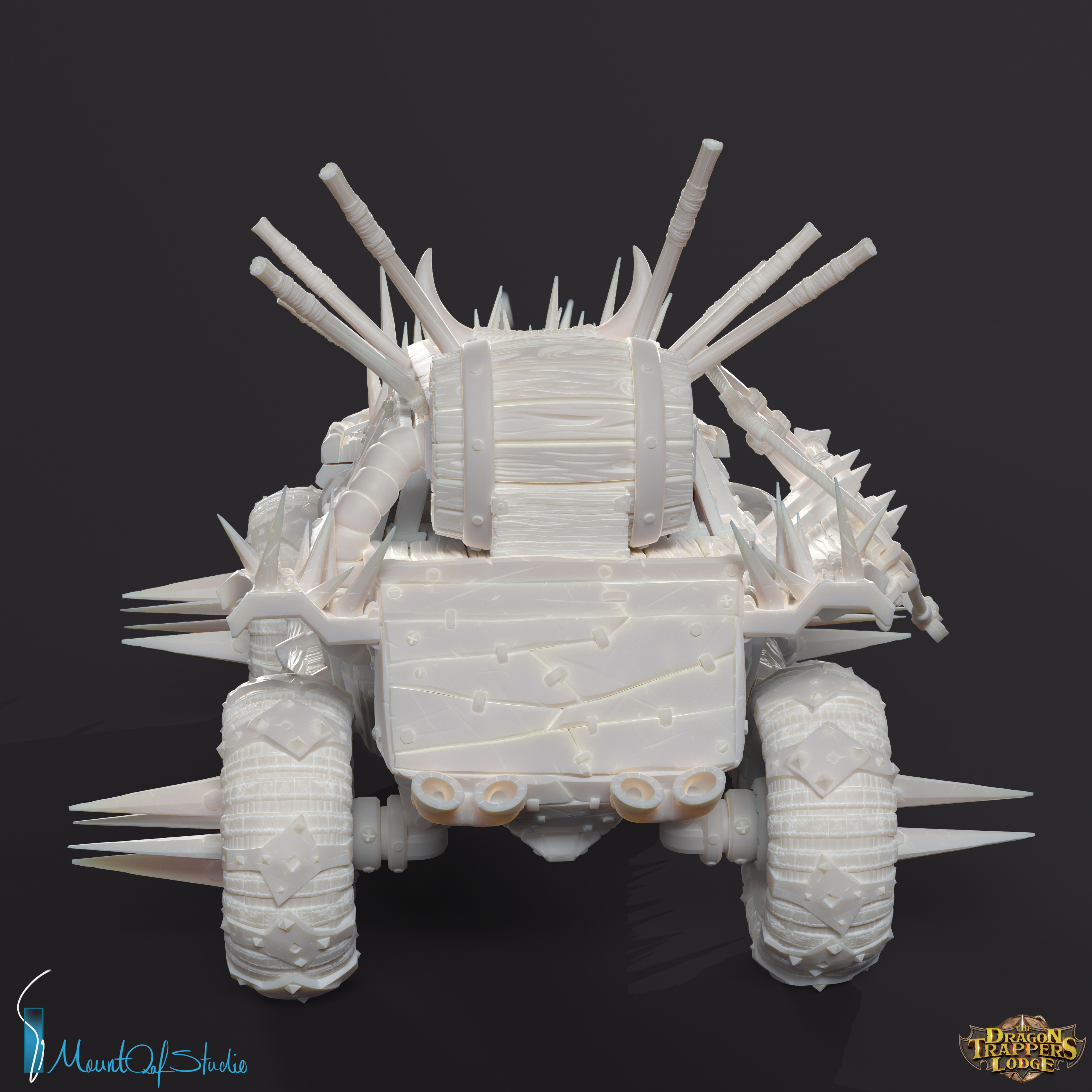 Mount Qaf Studio - Rust Wagons - C (The Lodge of the Wasted)