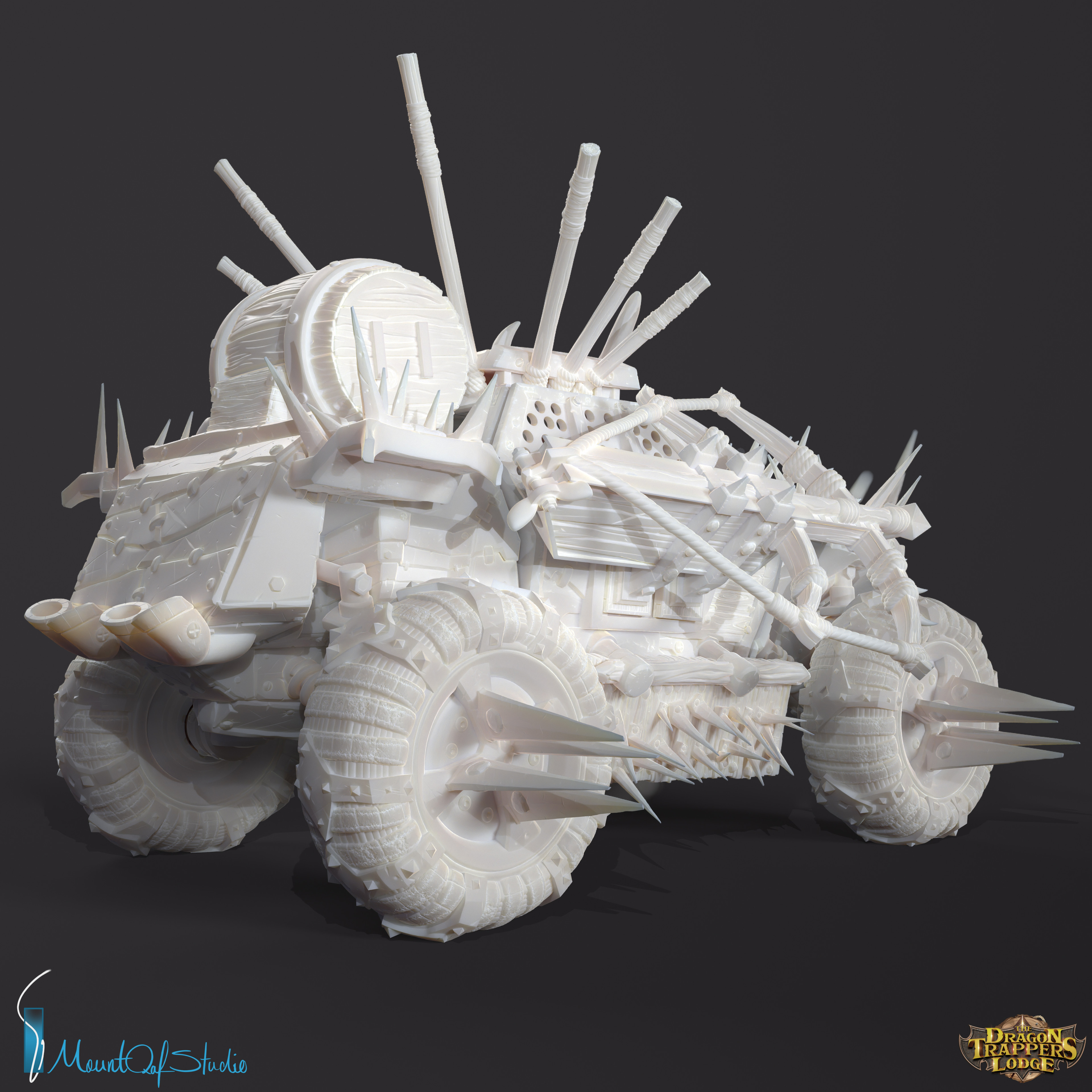 Mount Qaf Studio - Rust Wagons - C (The Lodge of the Wasted)