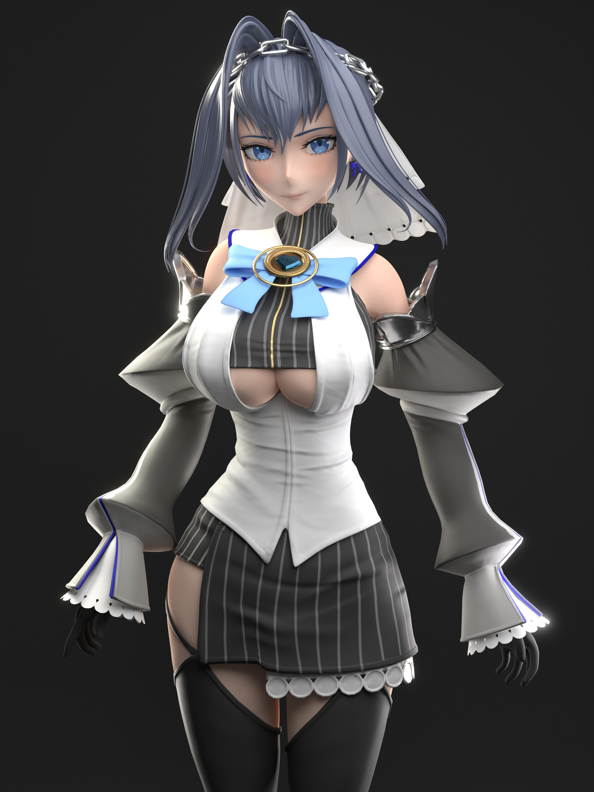 Zenya_ChanJun Park - Fan art - Ouro Kronii