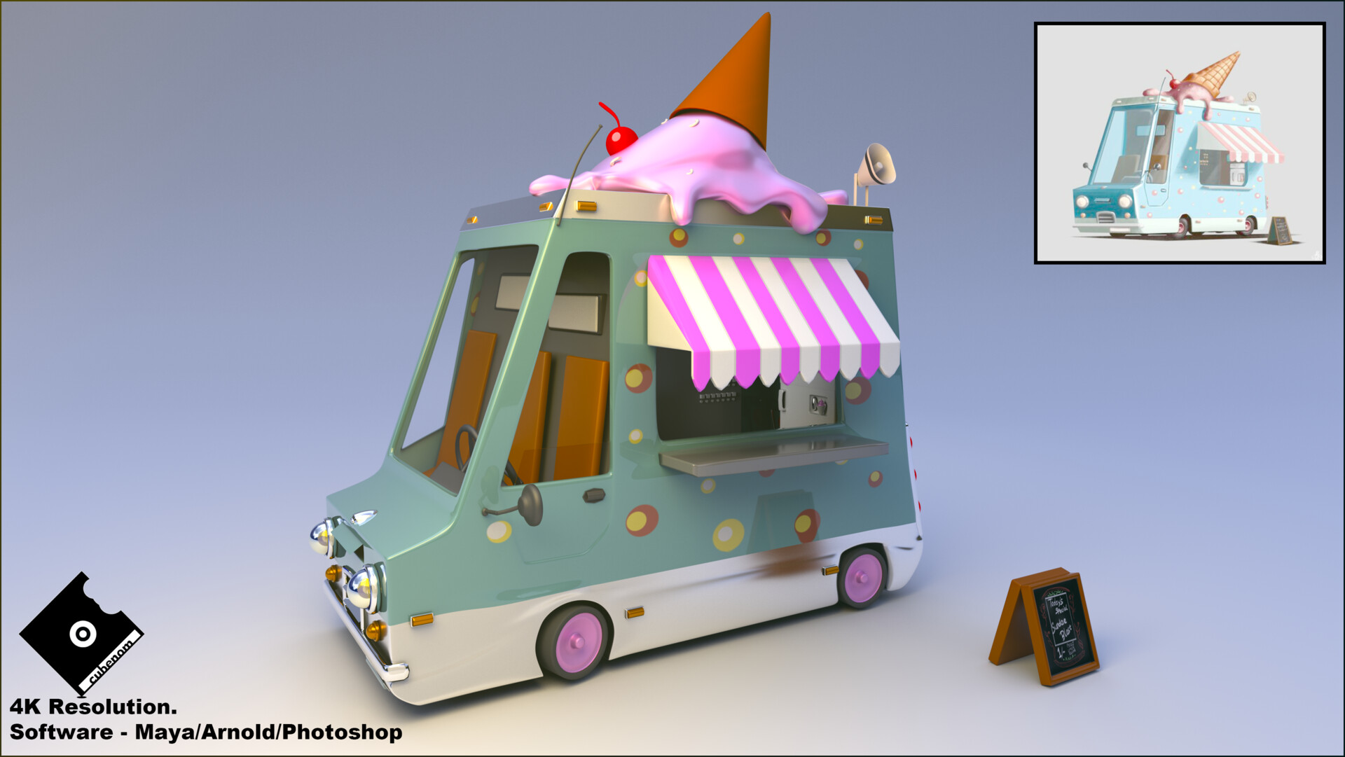 ArtStation - The Ice Cream Truck