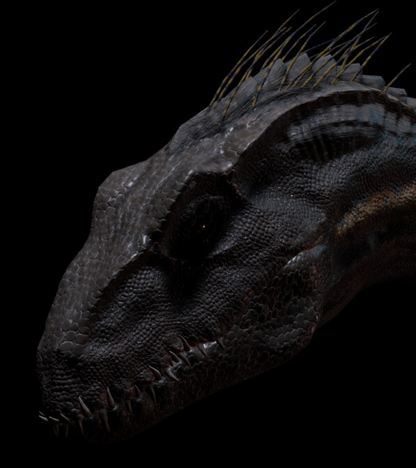 ArtStation - Indoraptor Renders - Lighting and Posing