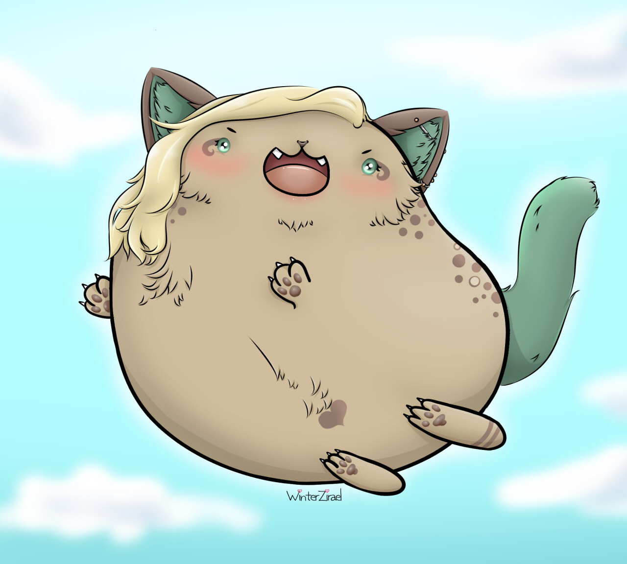 ArtStation - Chibi Sticker Comission 3 - VulpineHero