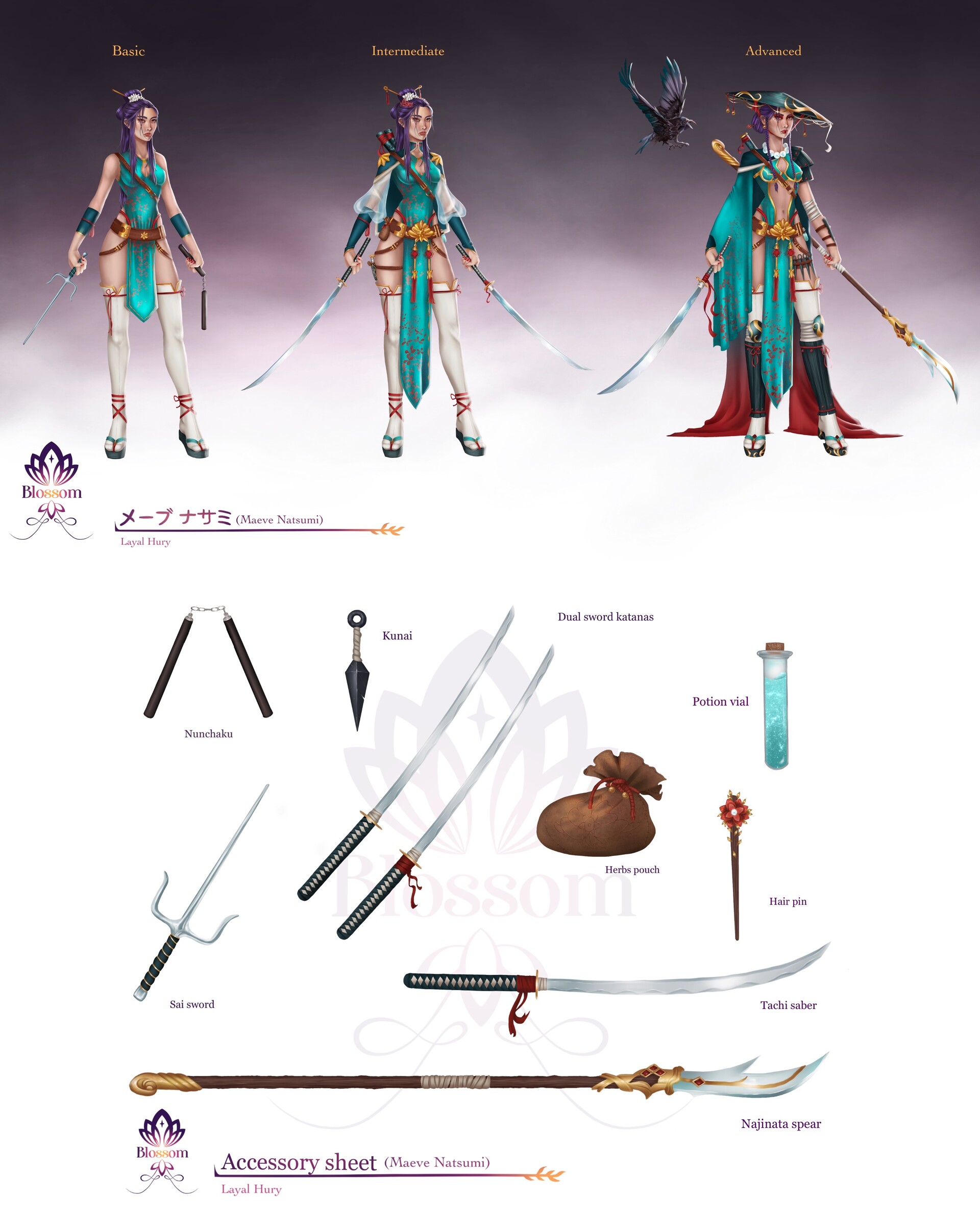 ArtStation - Maeve character level up design