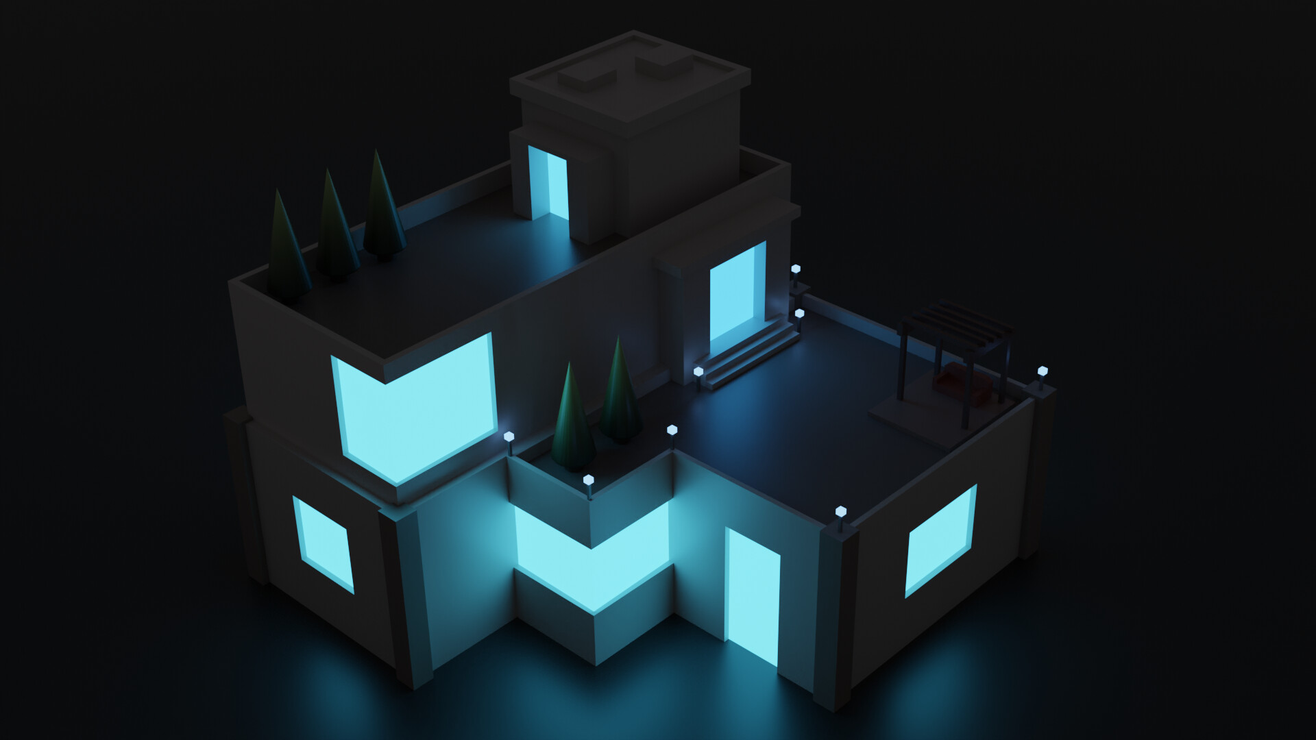 ArtStation - Neon House