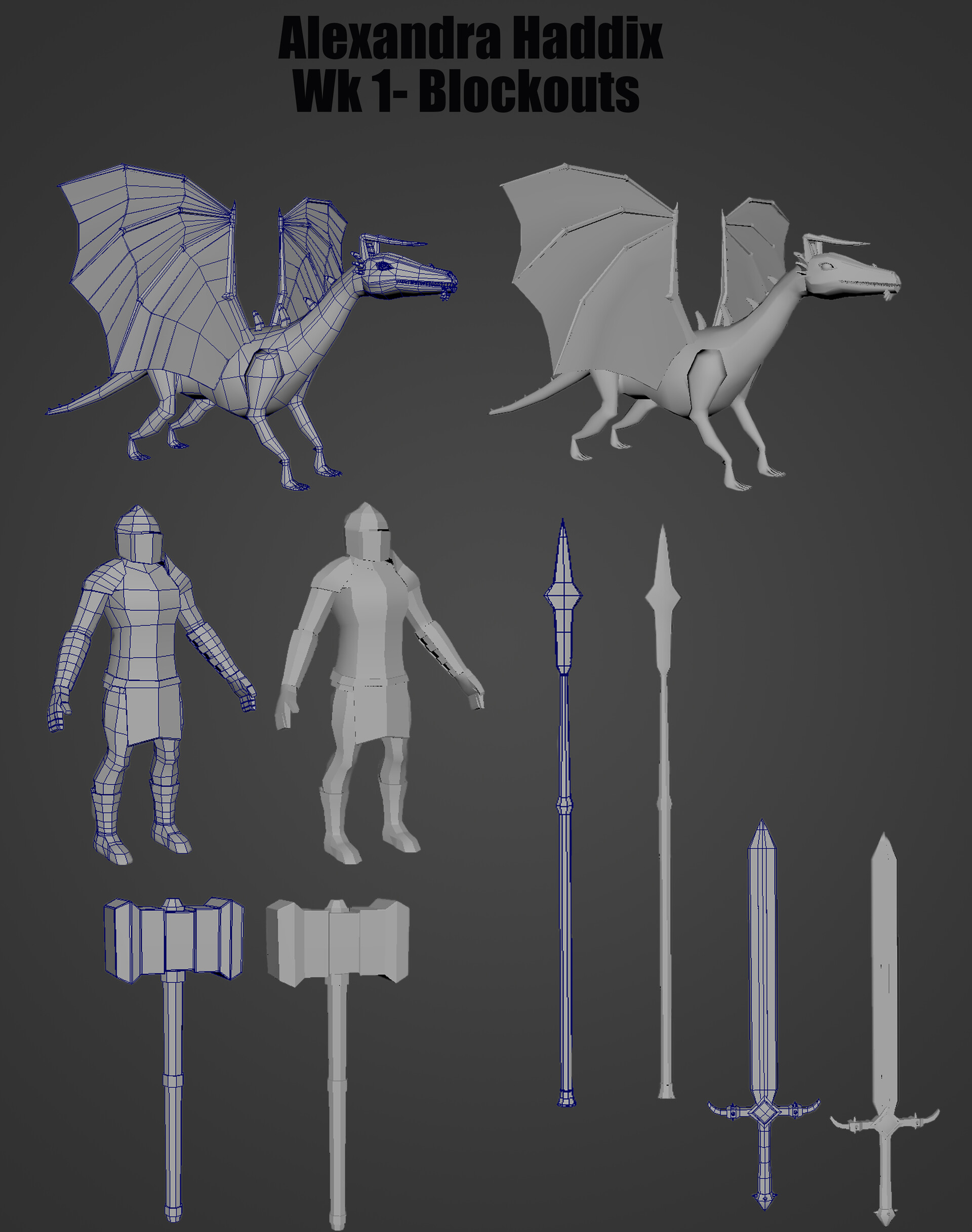 Alexandra Haddix - Draco Nidus Character Assets