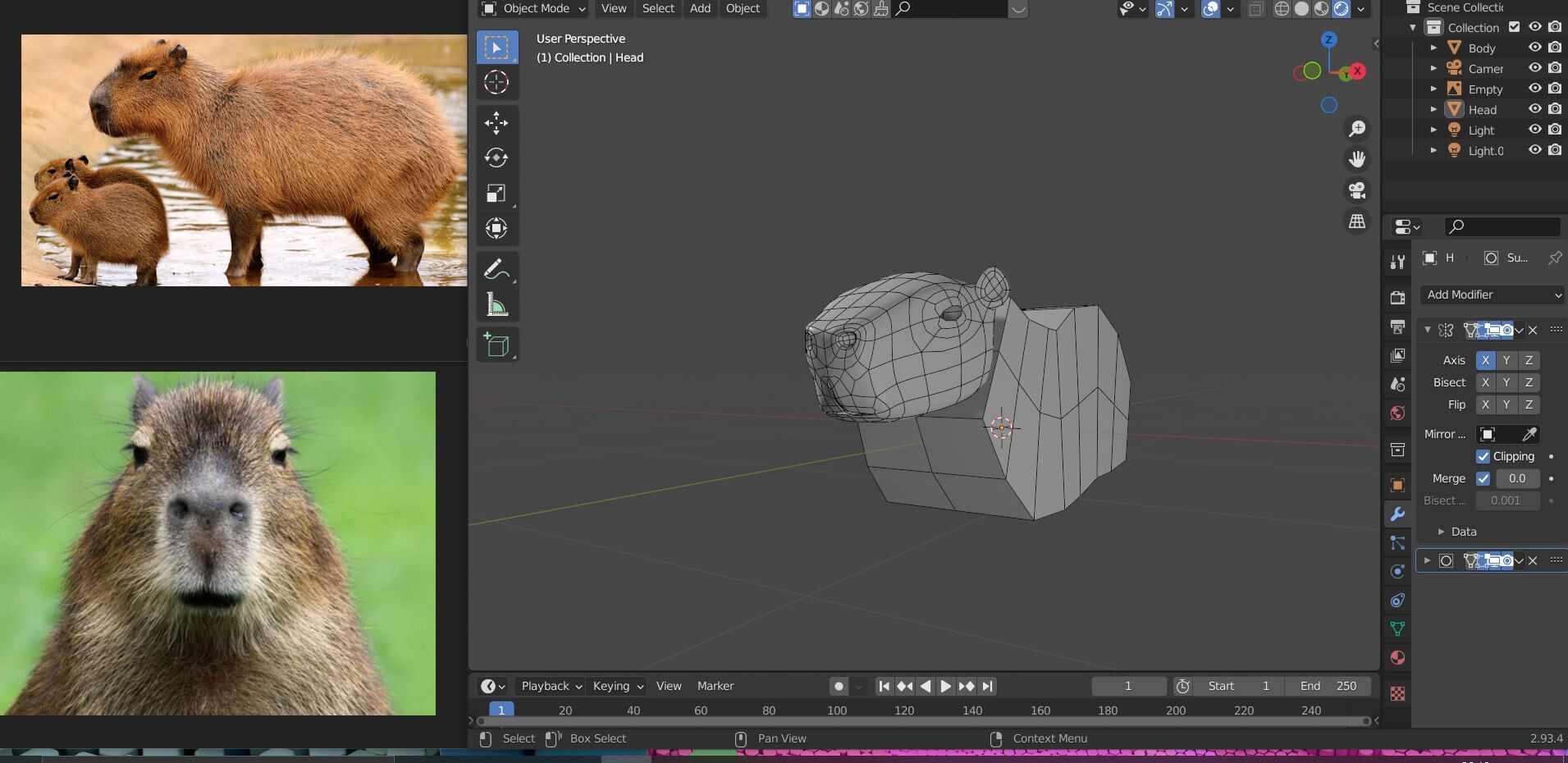 Camila Brugnoli - Carpincho - Capybara VRChat avatar