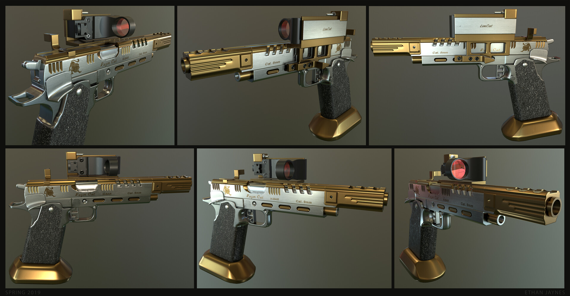 ArtStation - RaceGun model - 'Razor Cat'