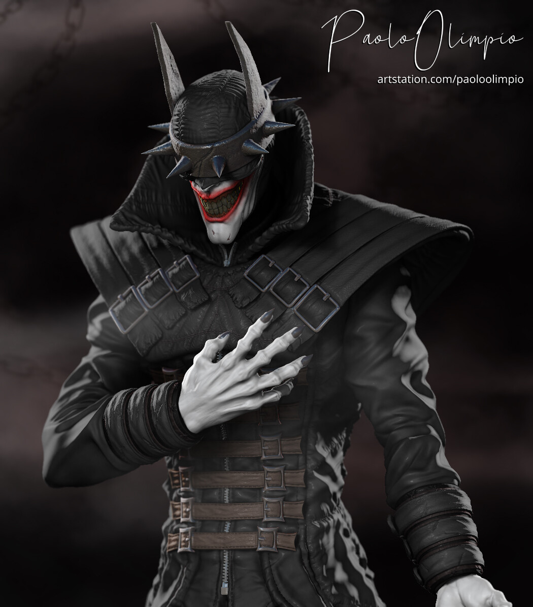 batman who laughs render