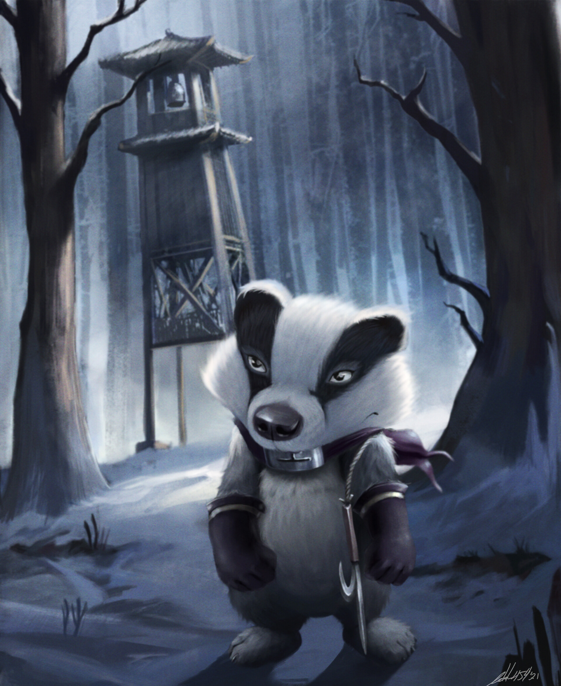 ArtStation - Kenta bg study