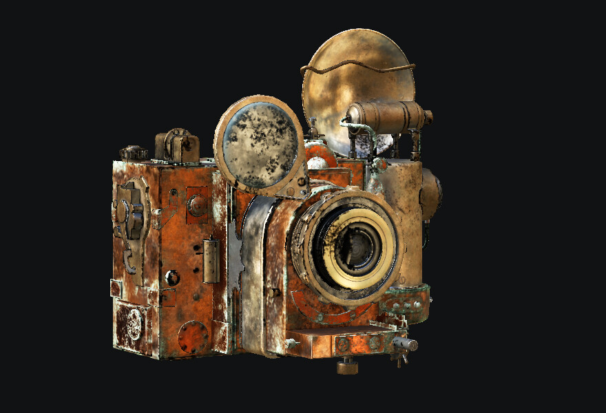 ArtStation - Steampunk Camera - WIP