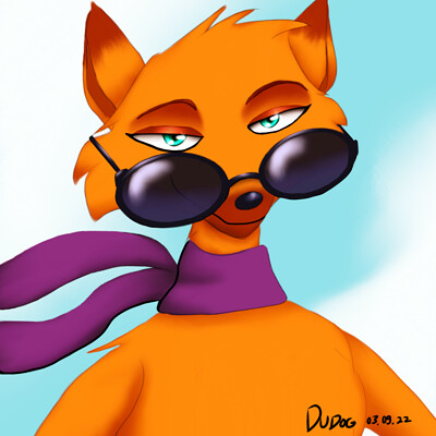 Courage The Cowardly Dog Cajun Fox Eyes