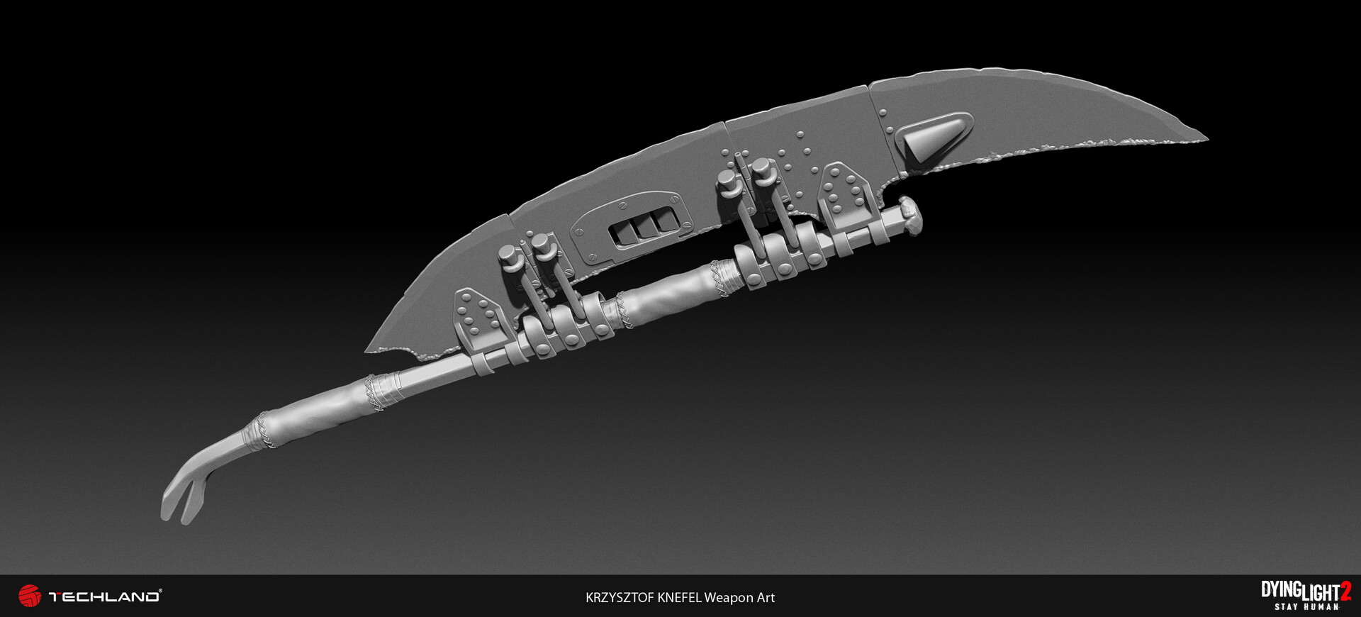 Krzysztof Knefel - Dying Light 2 Stay Human - weapon "Glaive"
