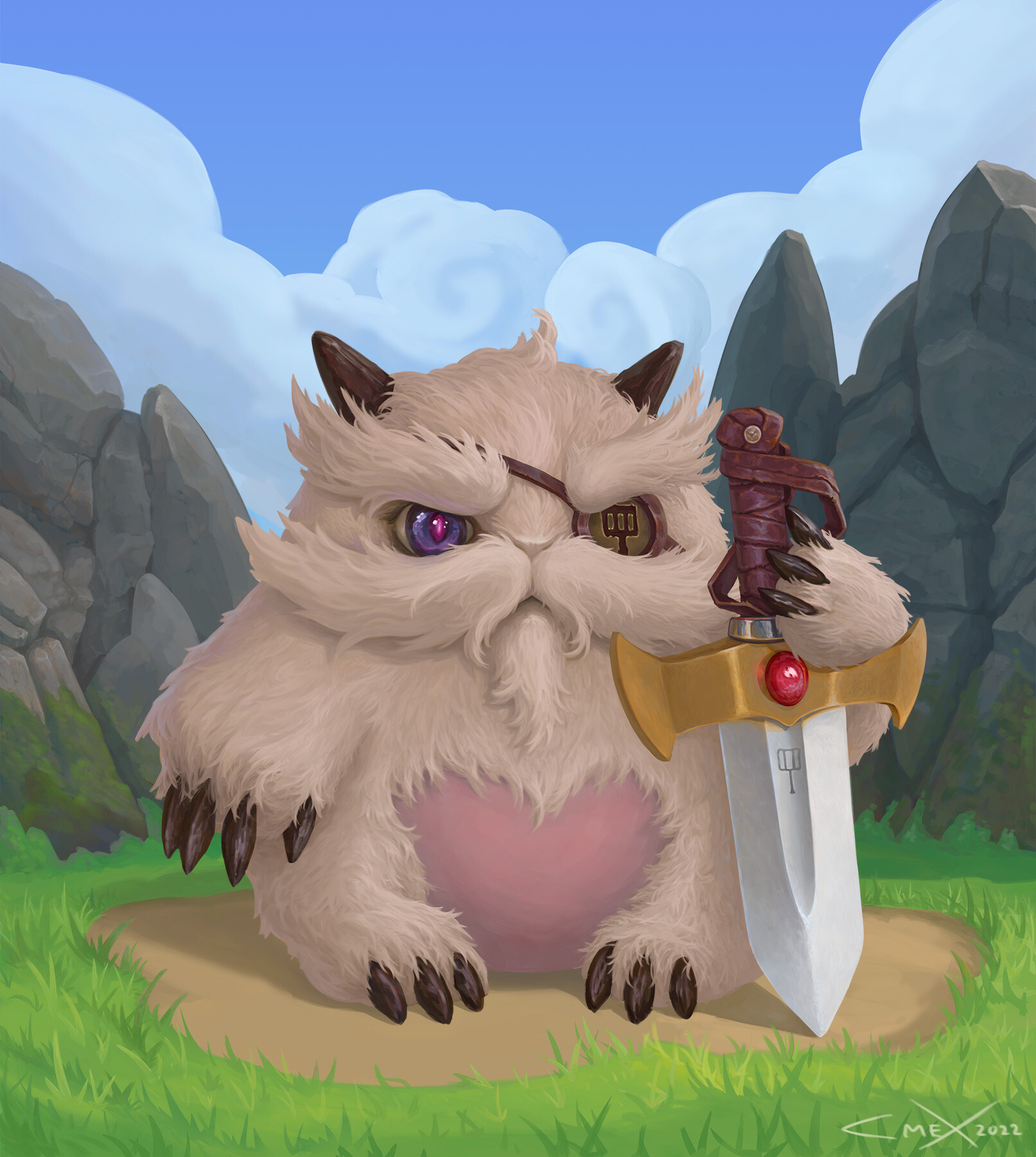 ArtStation - Poro Warrior