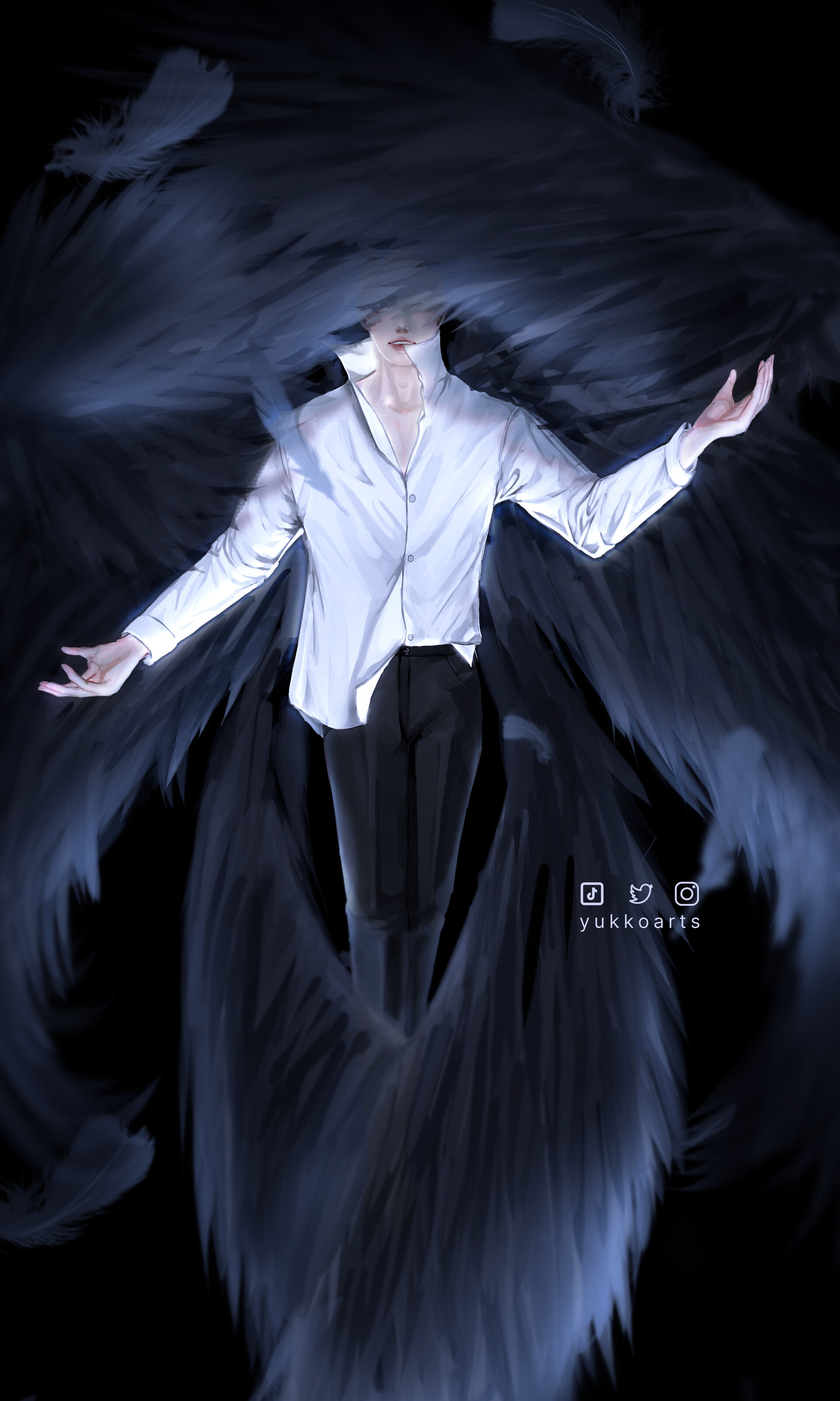 ArtStation - Seraphim, One who has six wings