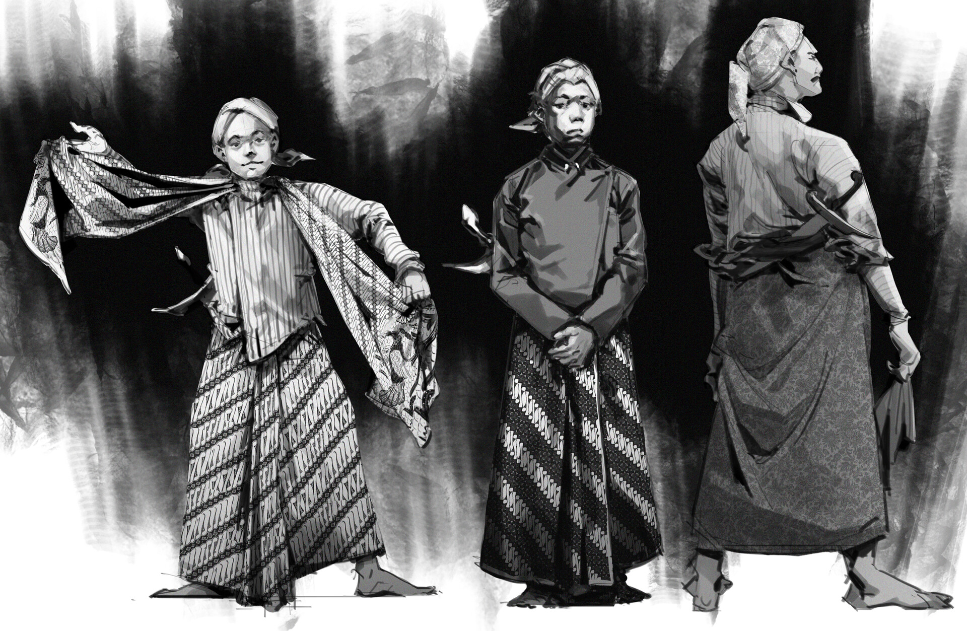 ArtStation - Javanese Traditional Clothing