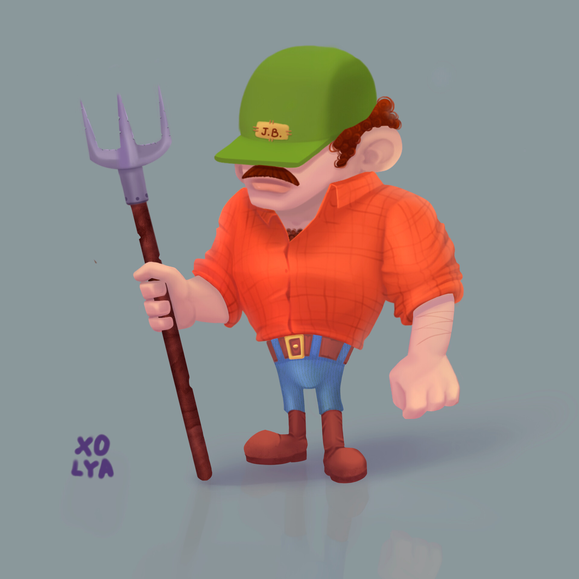ArtStation - Farmer character design