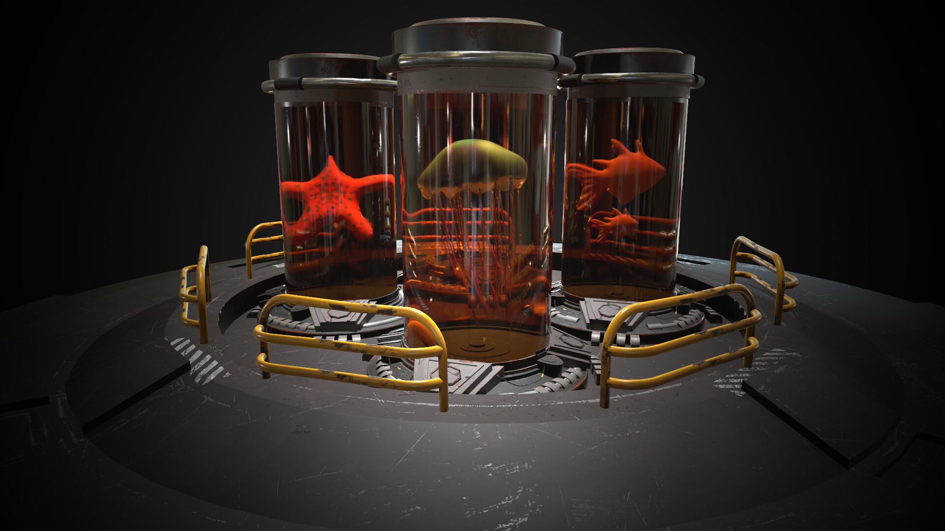 ArtStation - SCI-FI Liquid Container