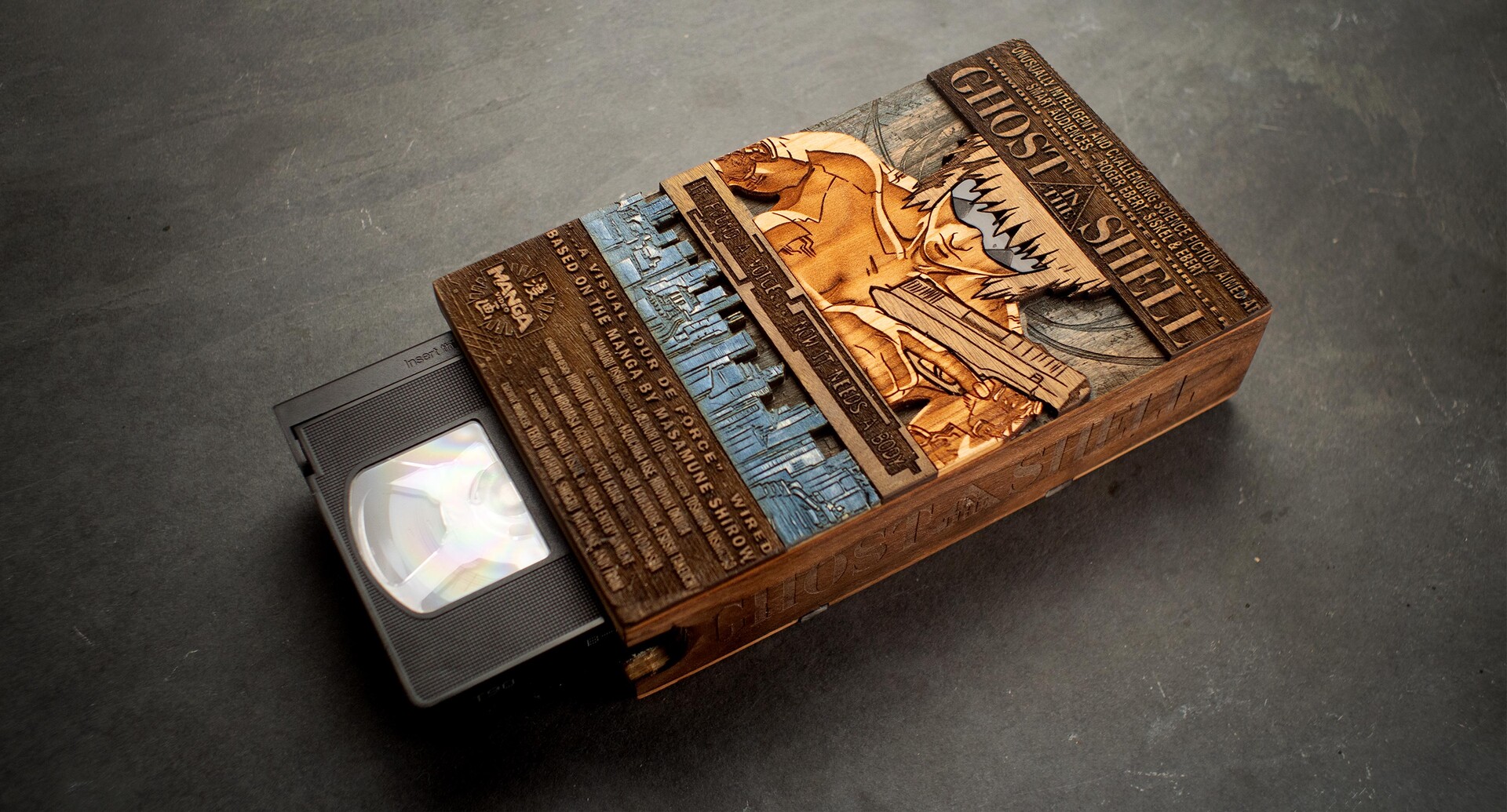 ArtStation - Wooden Ghost in the Shell VHS