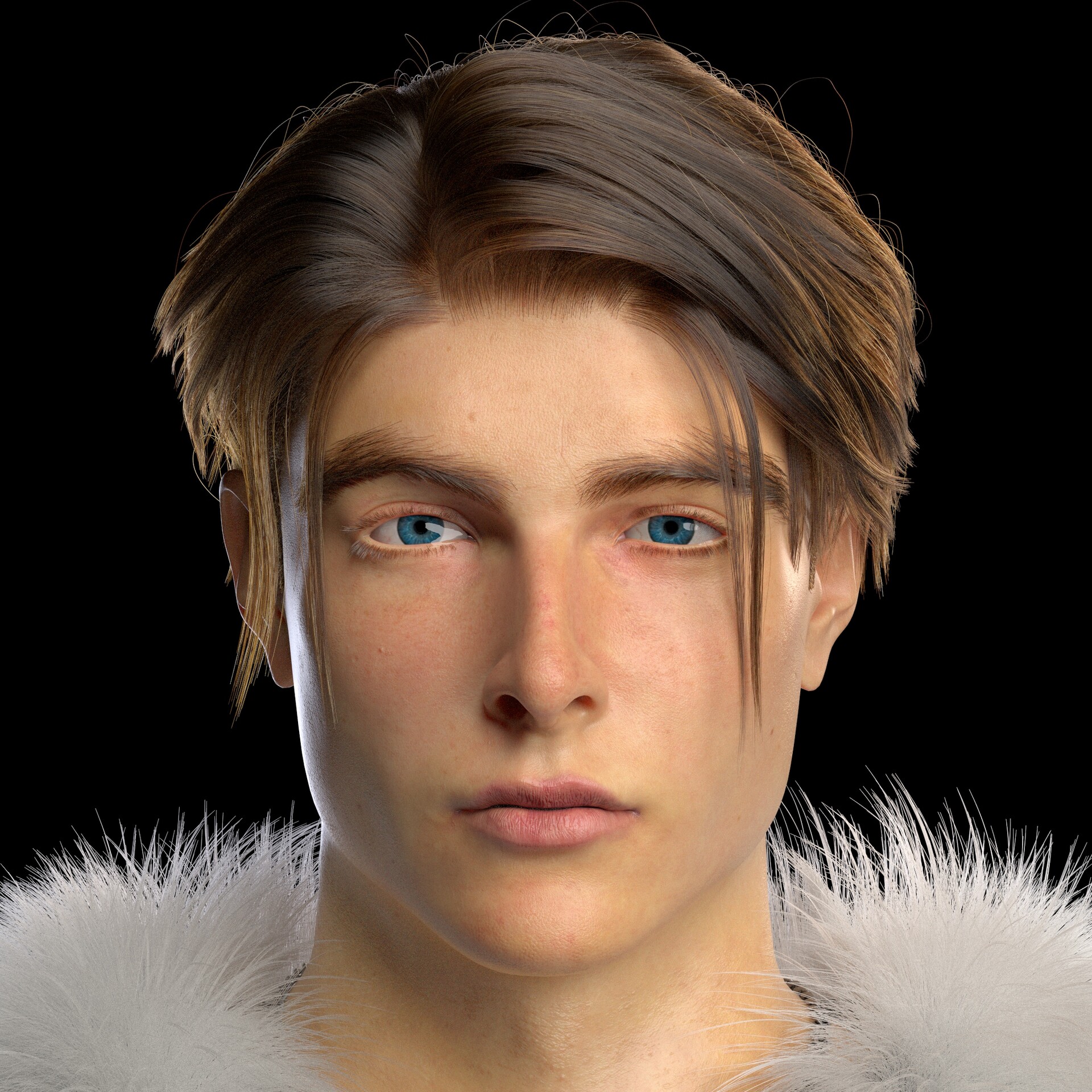 ArtStation - Squall Final Fantasy VIII - Fan Art Photorealistic