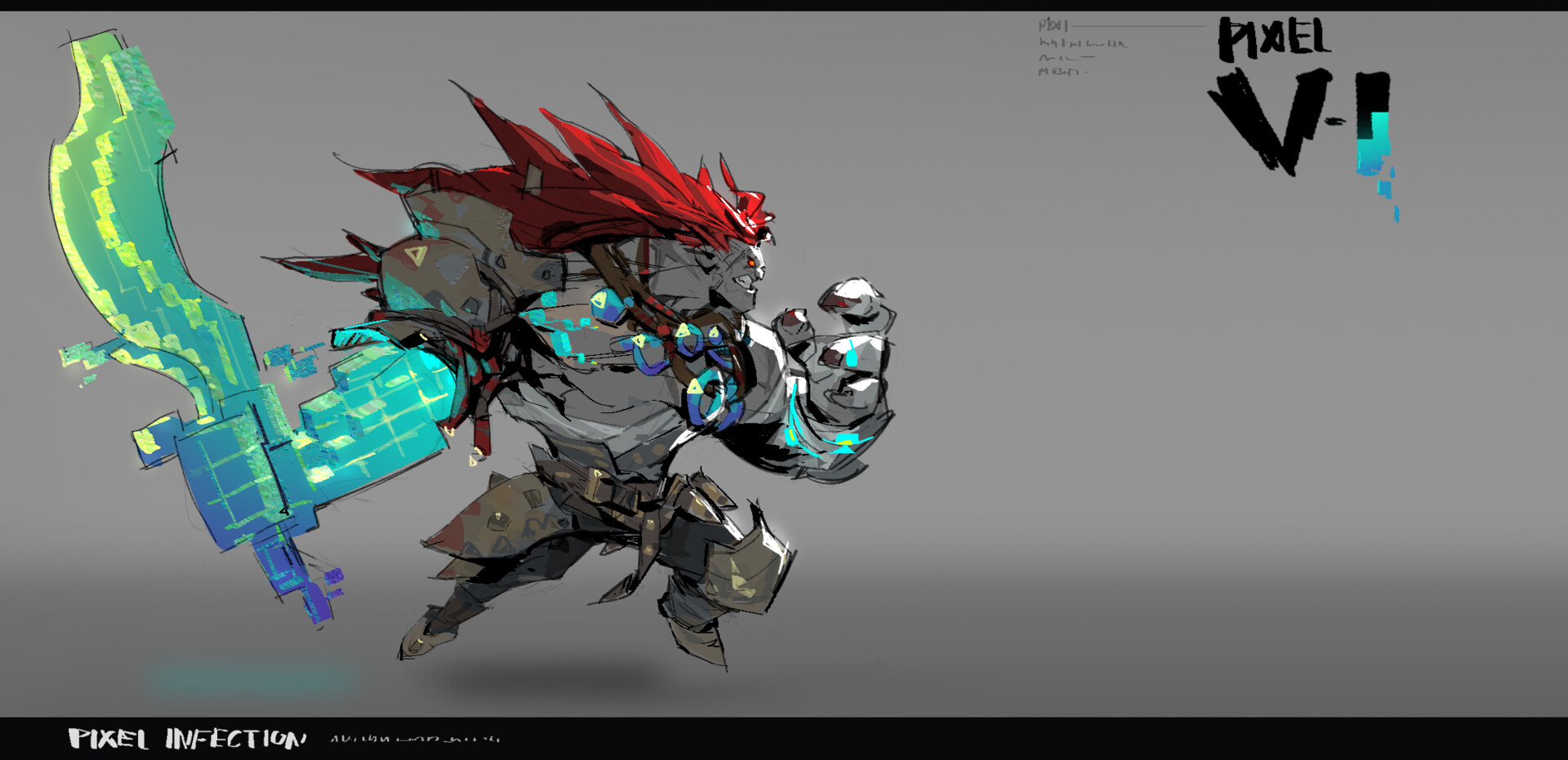 ArtStation - Pixel Virus Infection