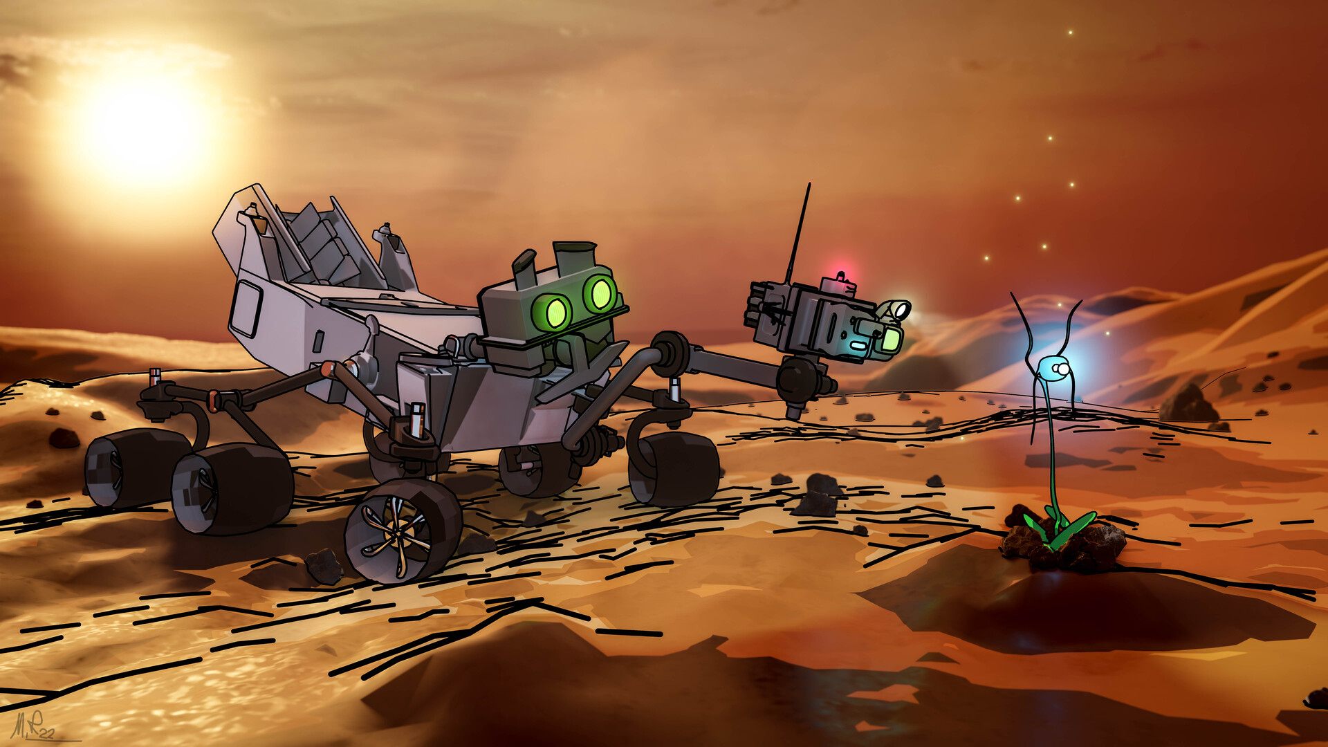 ArtStation - Nature meets Tech (Challenge)