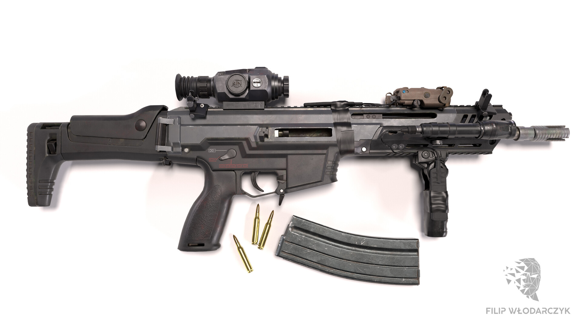 Filip Włodarczyk - HK433 Assault rifle - modified